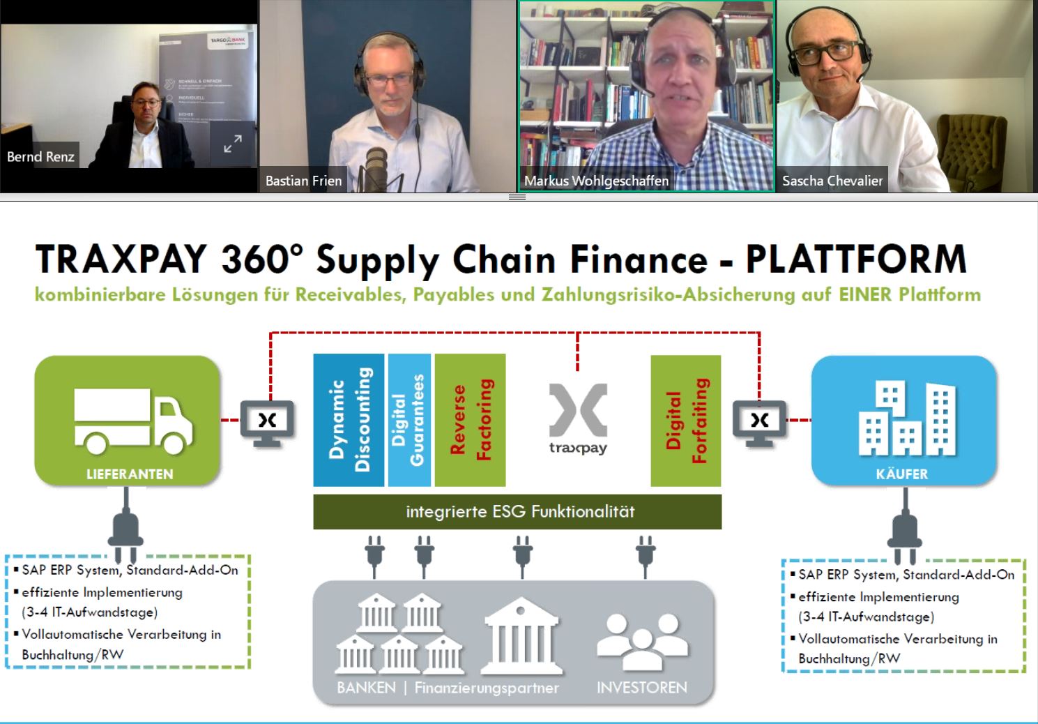 Traxpay, Targo Bank und LBBW beim Financing Friday, Traxpay GmbH, Story ...