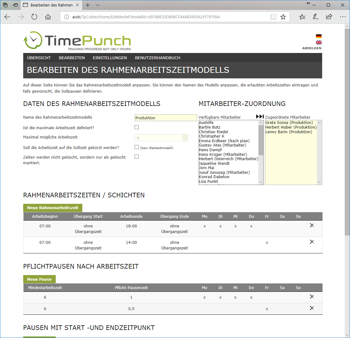 Flexible Arbeitszeitmodelle mit Rahmenarbeitszeiten regulieren ...