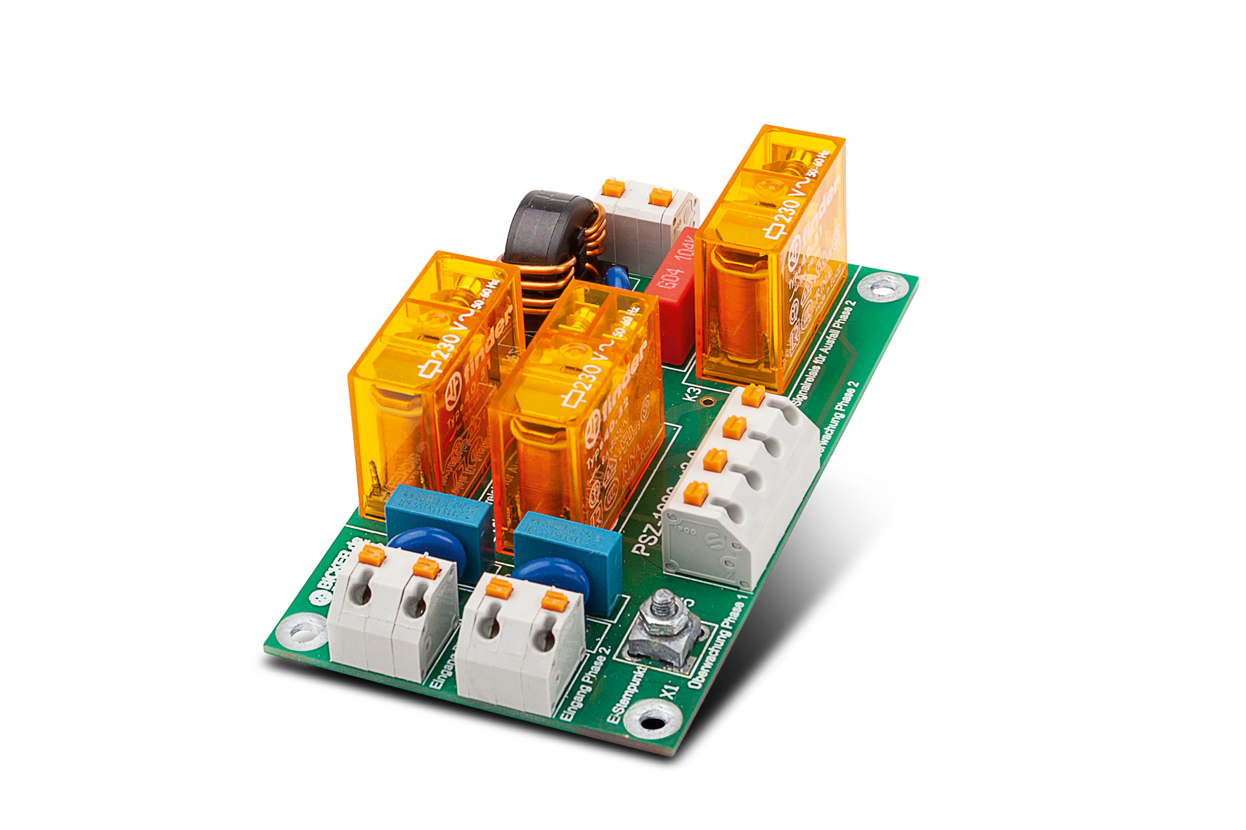 Redundancy module for phase monitoring with automatic changeover ...
