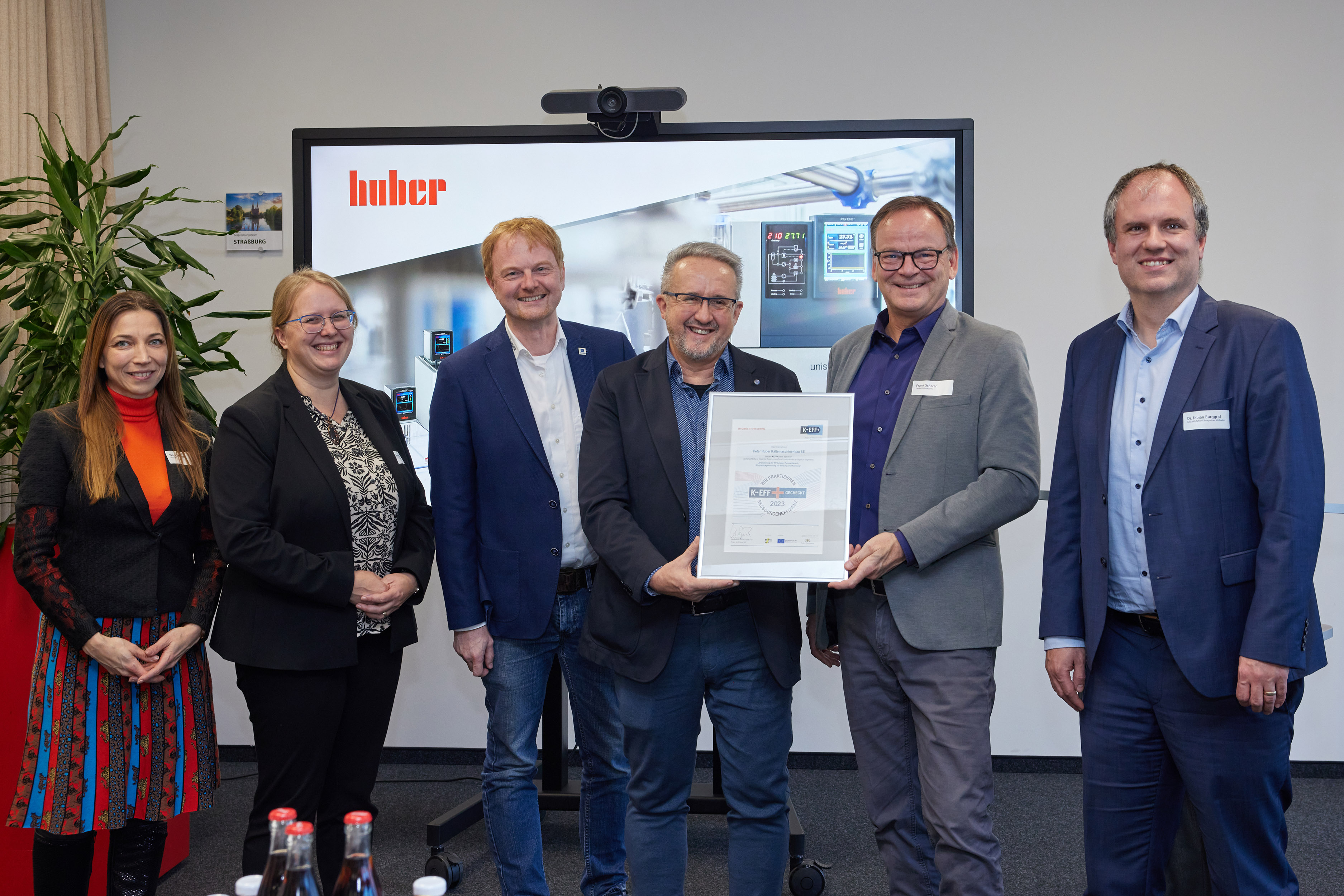 Huber Kältemaschinenbau erhält als erstes Unternehmen in Baden ... Huber Kältemaschinenbau erhält als erstes Unternehmen in Baden ...