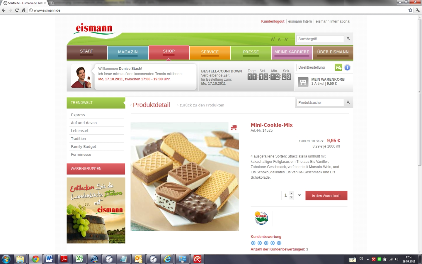 eismann verstärkt Onlinestrategie, IntelliShop AG, Story - PresseBox