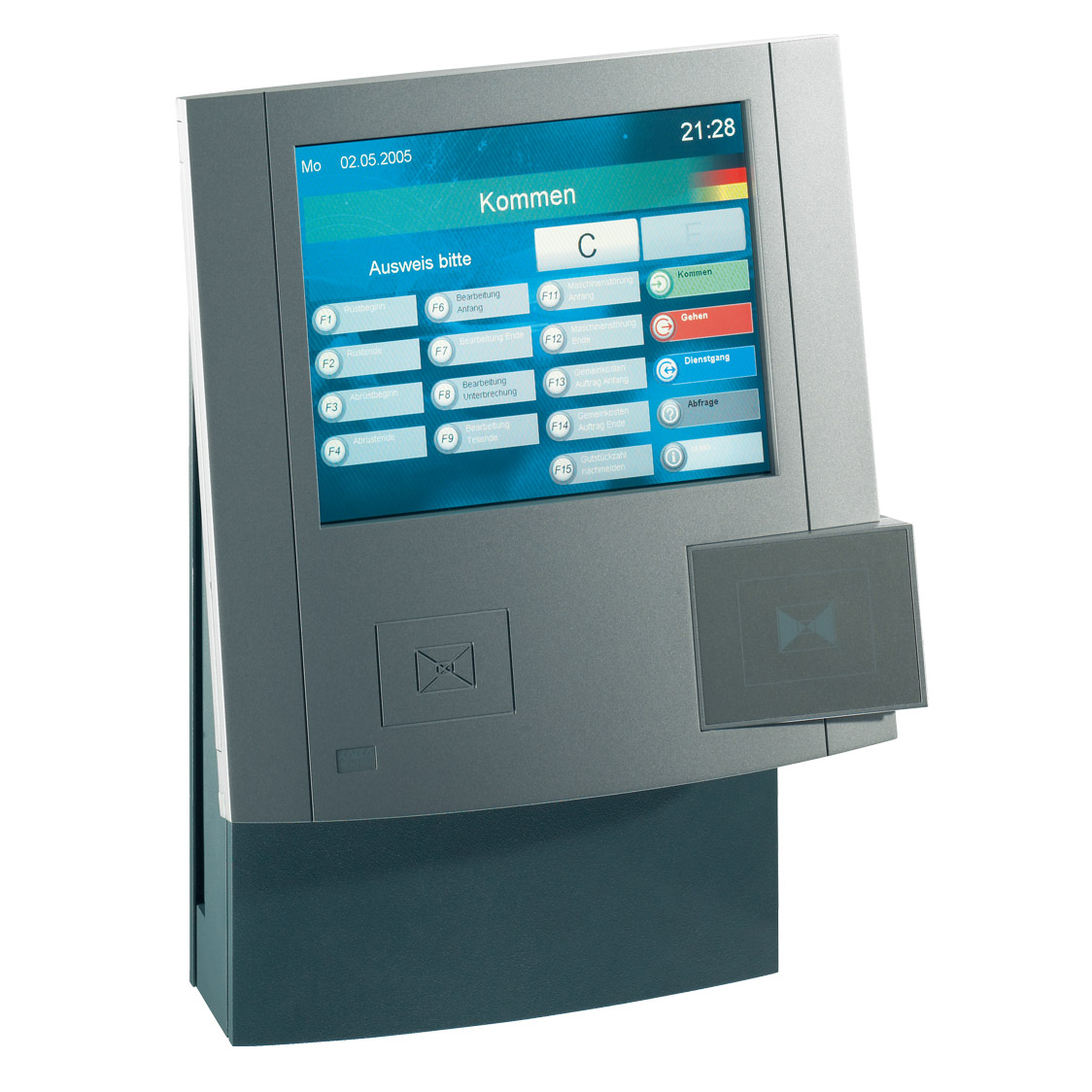 Neues Informationsterminal B-Net 95 80 von Kaba Benzing, dormakaba ...