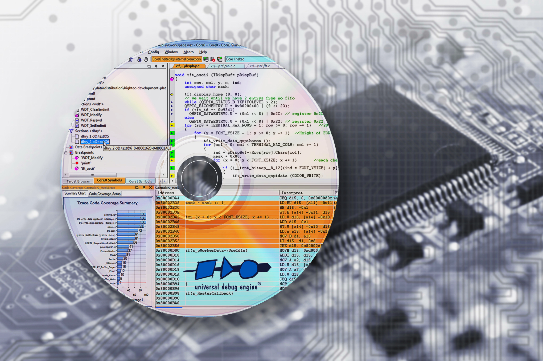 PLS' UDE4.6 setzt erneut Maßstäbe hinsichtlich Trace-Funktionen, Multicore-Debugging und ...