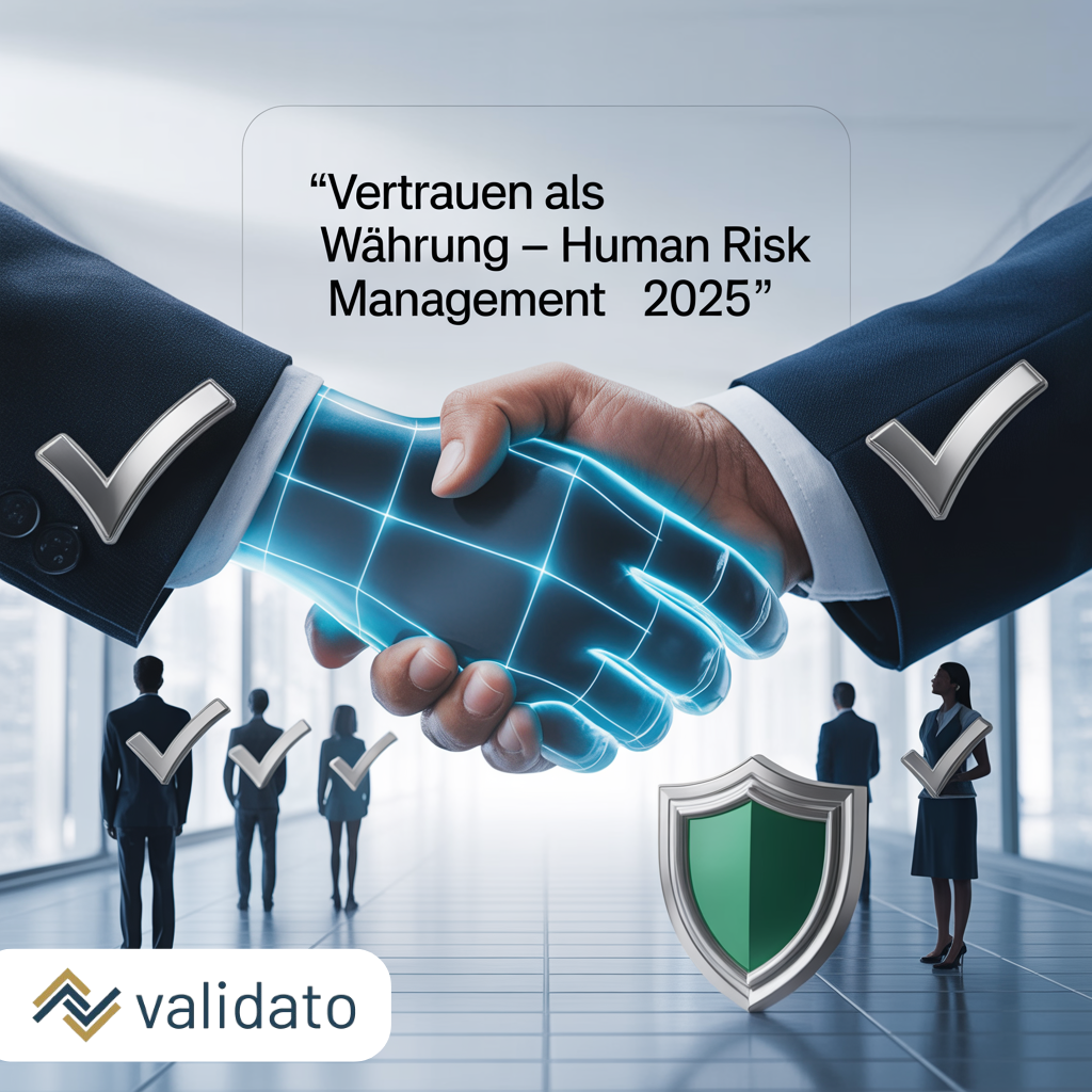 Wenn Vertrauen zur Währung wird: Warum Unternehmen 2025 Human Risk ...