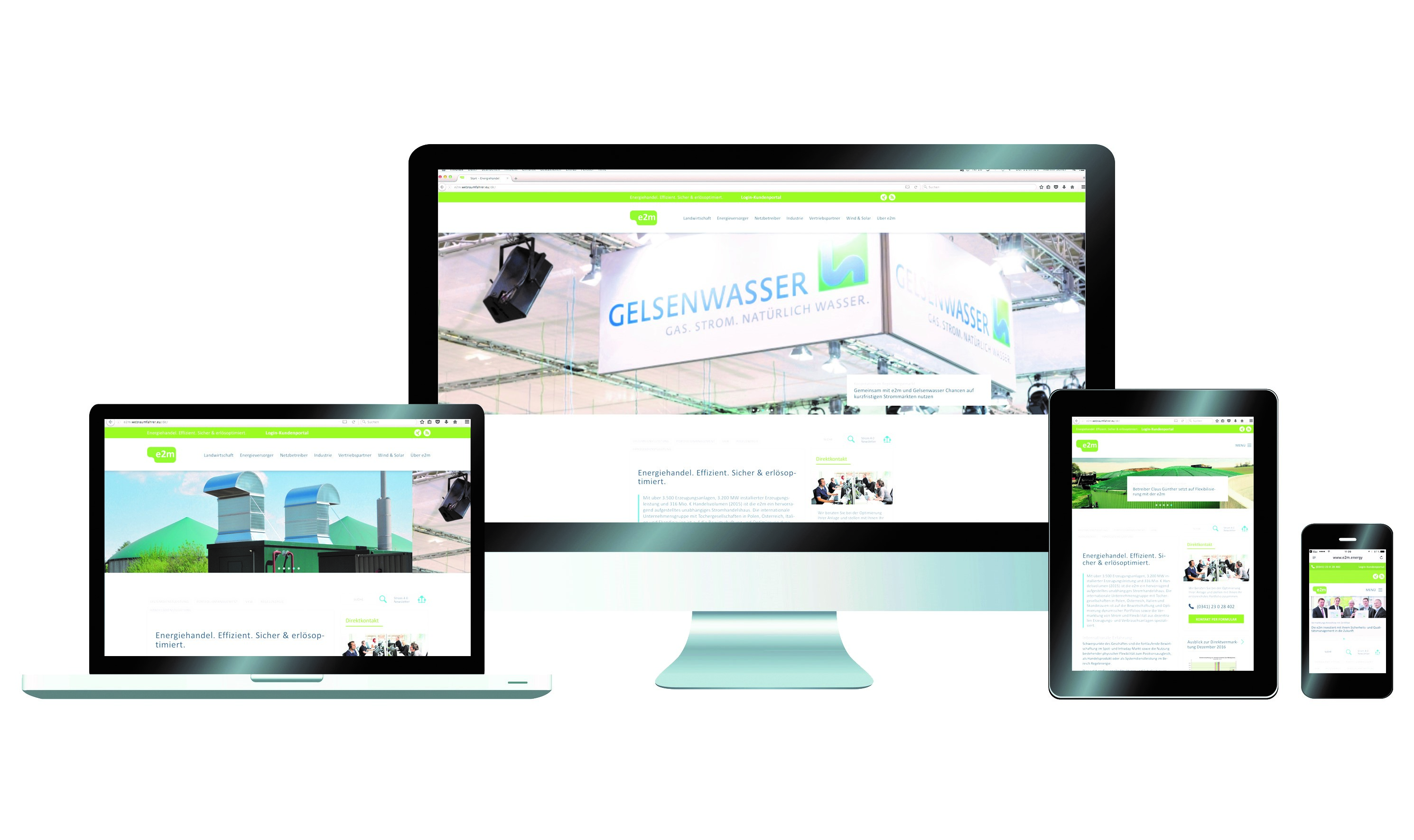 Frisch und responsive: e2m startet mit neuer Website ins neue Jahr ...
