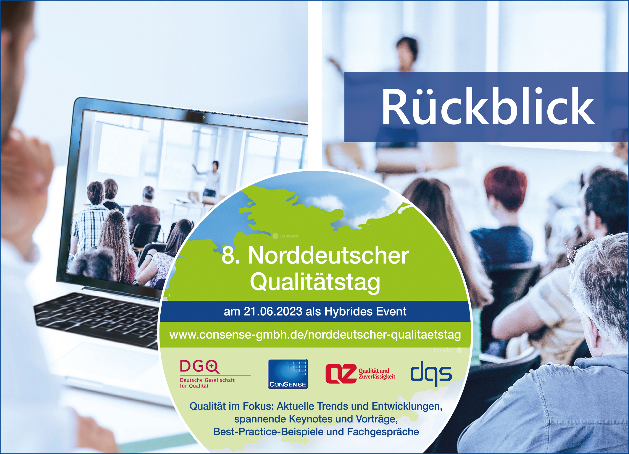 Norddeutscher Qualitätstag kehrt ins Präsenzformat, ConSense GmbH, Story - PresseBox