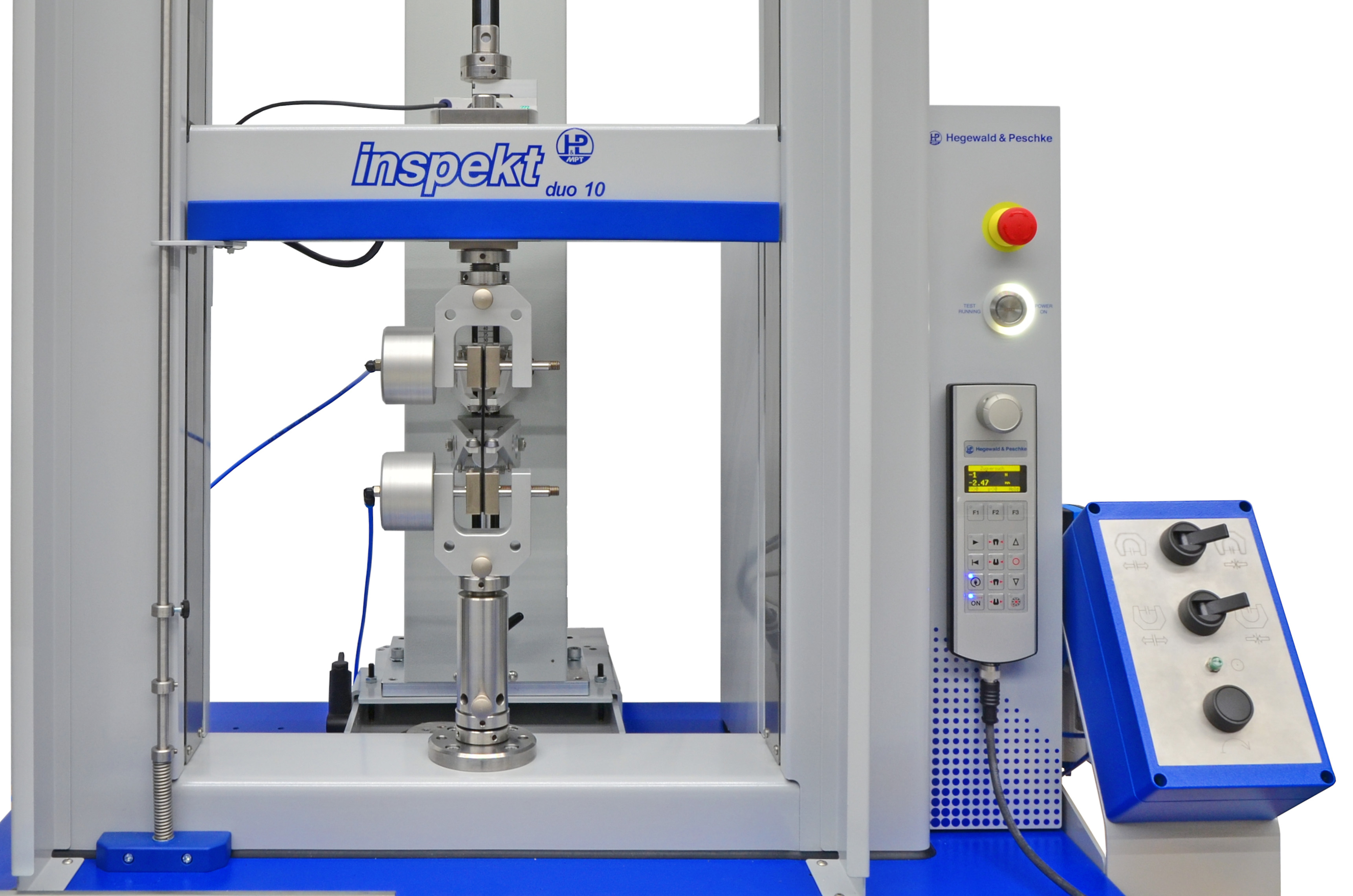 Prüfmaschine für Kunststoffzugversuche, Hegewald & Peschke Meß- und Prüftechnik GmbH, Story ...