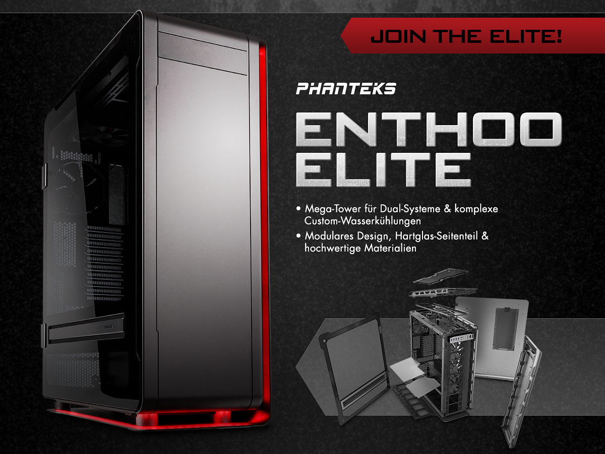 ELITE bei Caseking: Phanteks präsentiert den modularen Super-Tower ...