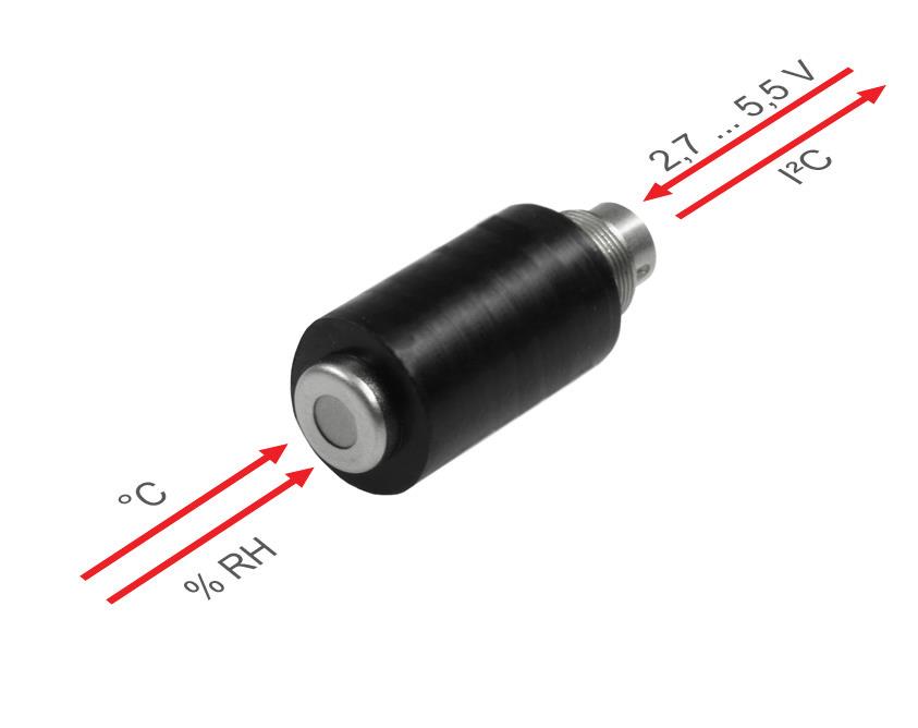 Pressure resitant Humidity-Temperature Module with I2C-Interface, B+B ...
