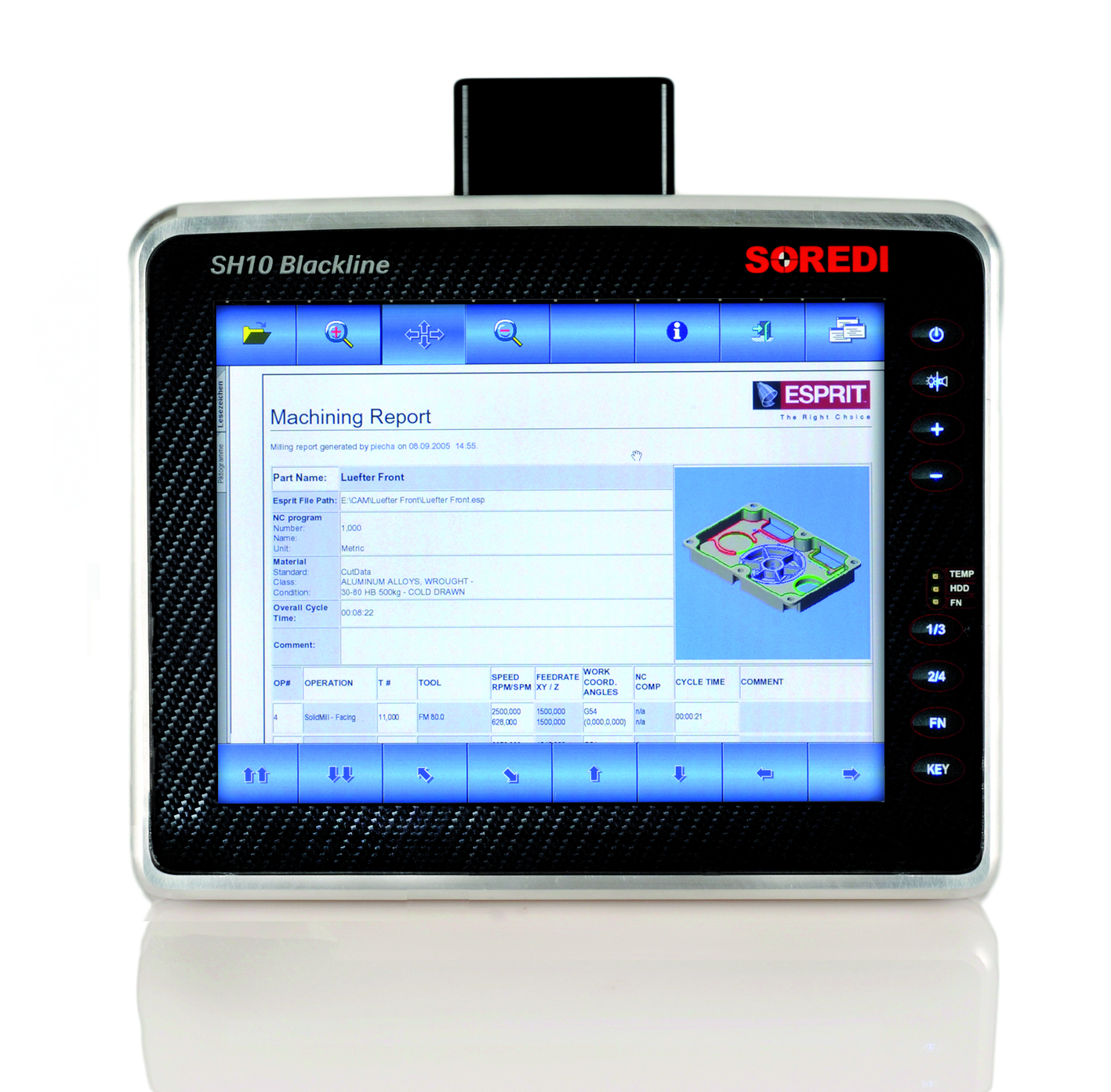 SOREDI "Blackline" zur LogiMAT 2011: IPC mit Conturan-Glas und Multi ...