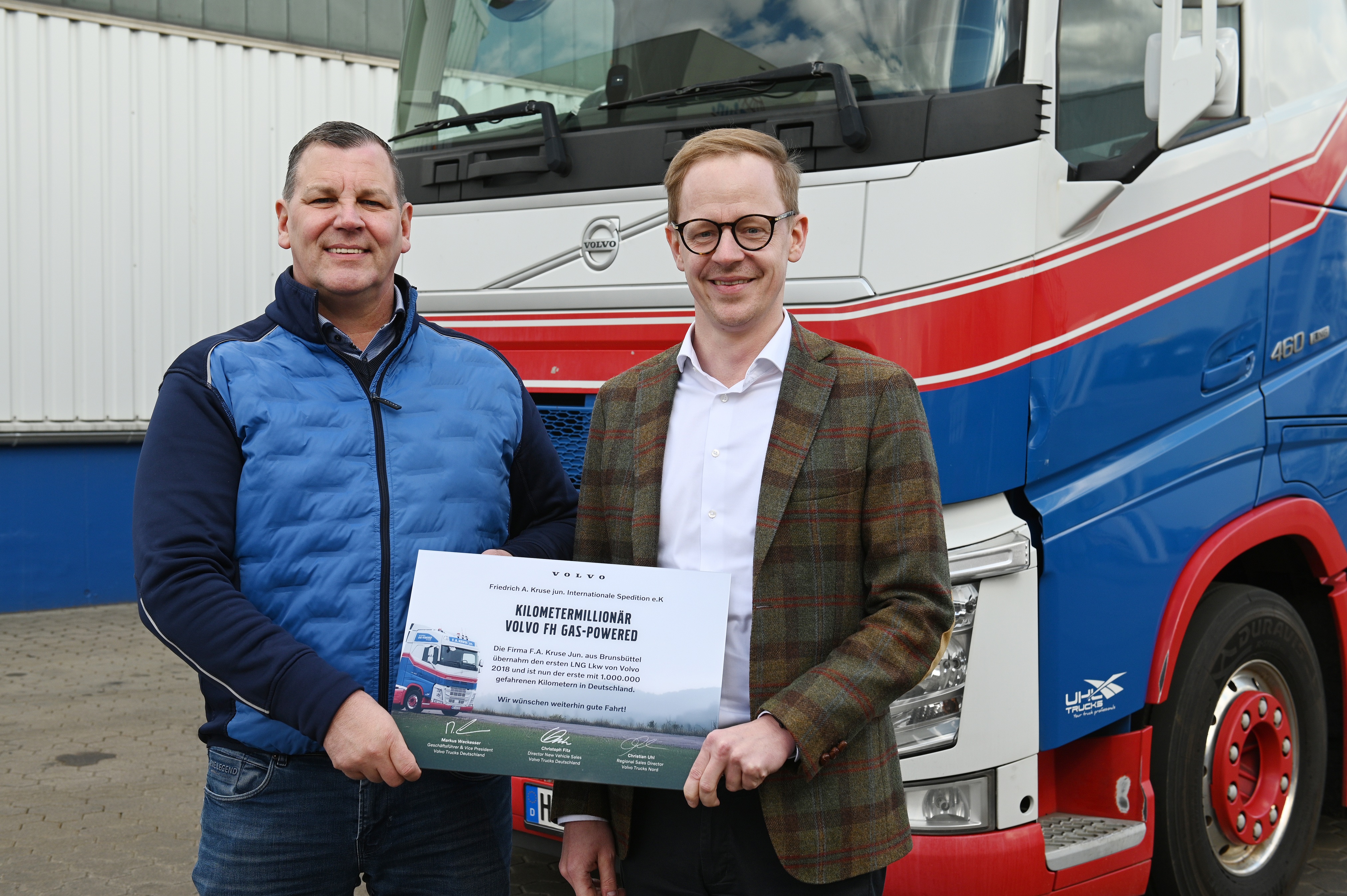 Kilometer-Millionär – Der erste Volvo FH mit Gasantrieb hat die ...