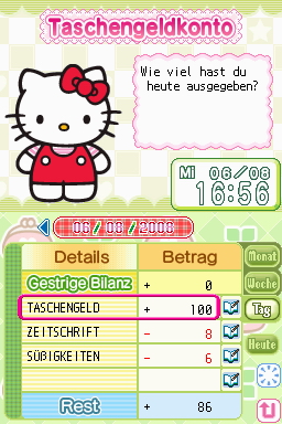 EA veröffentlicht Hello Kitty Daily auf dem Nintendo DS, Electronic ...