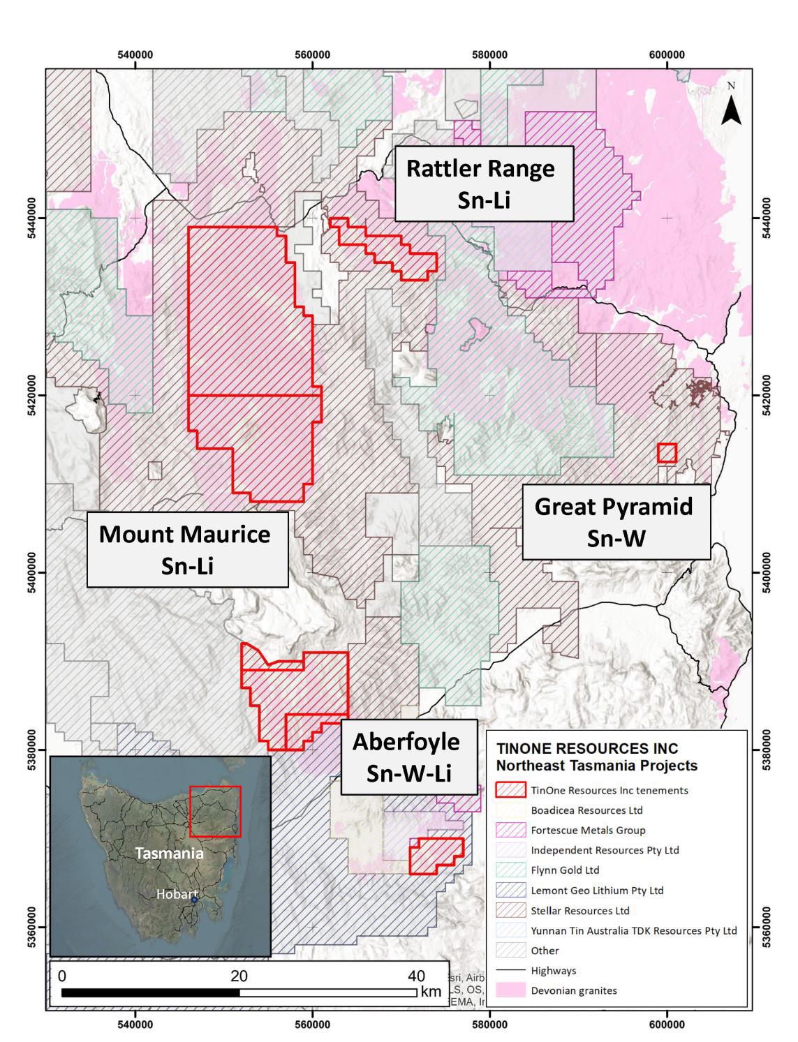 TinOne samples lithium mineralization in historical drill core from its ...