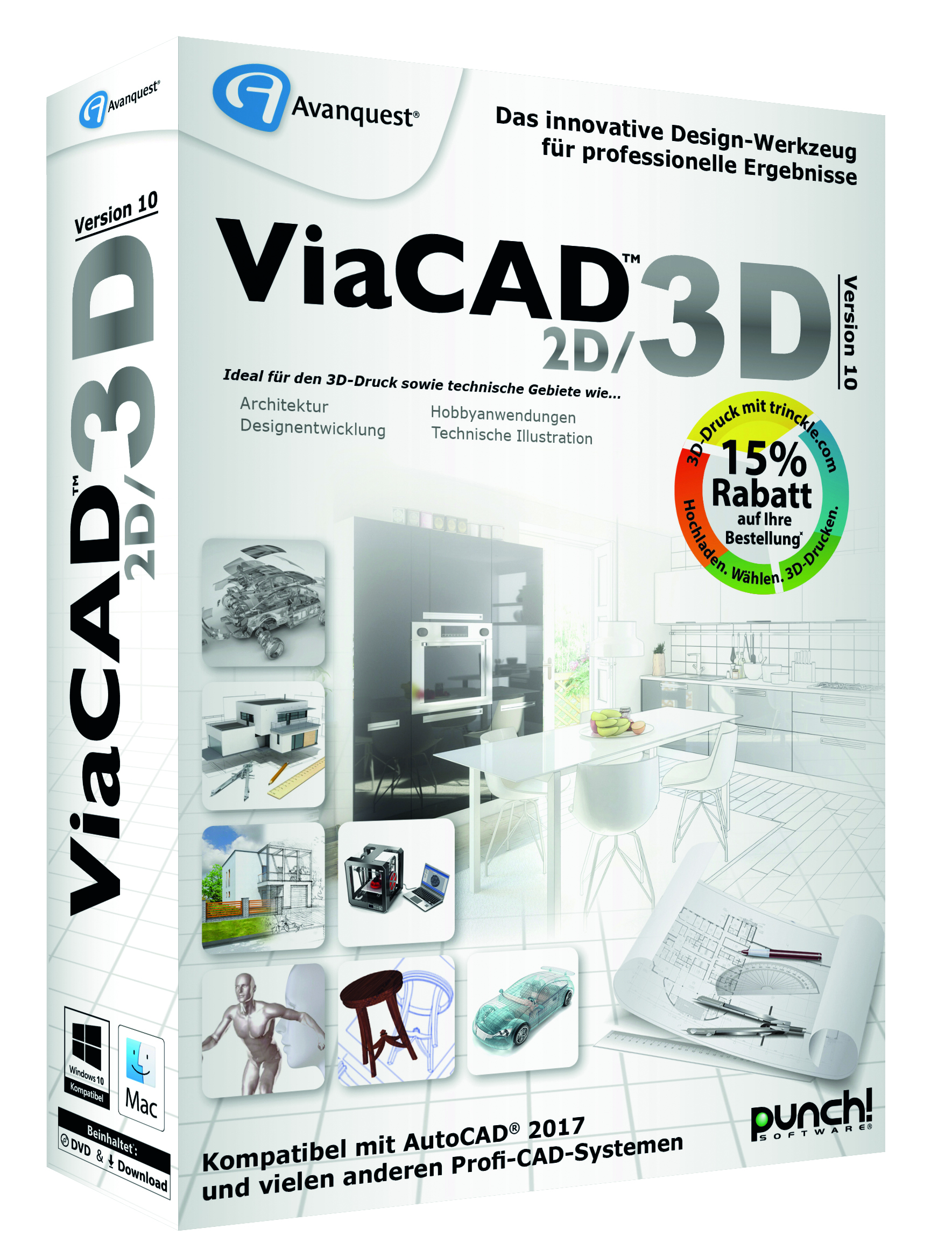 Bedienungsfreundliches CAD-Design und 3D-Druck mit ViaCAD 10, Avanquest ...