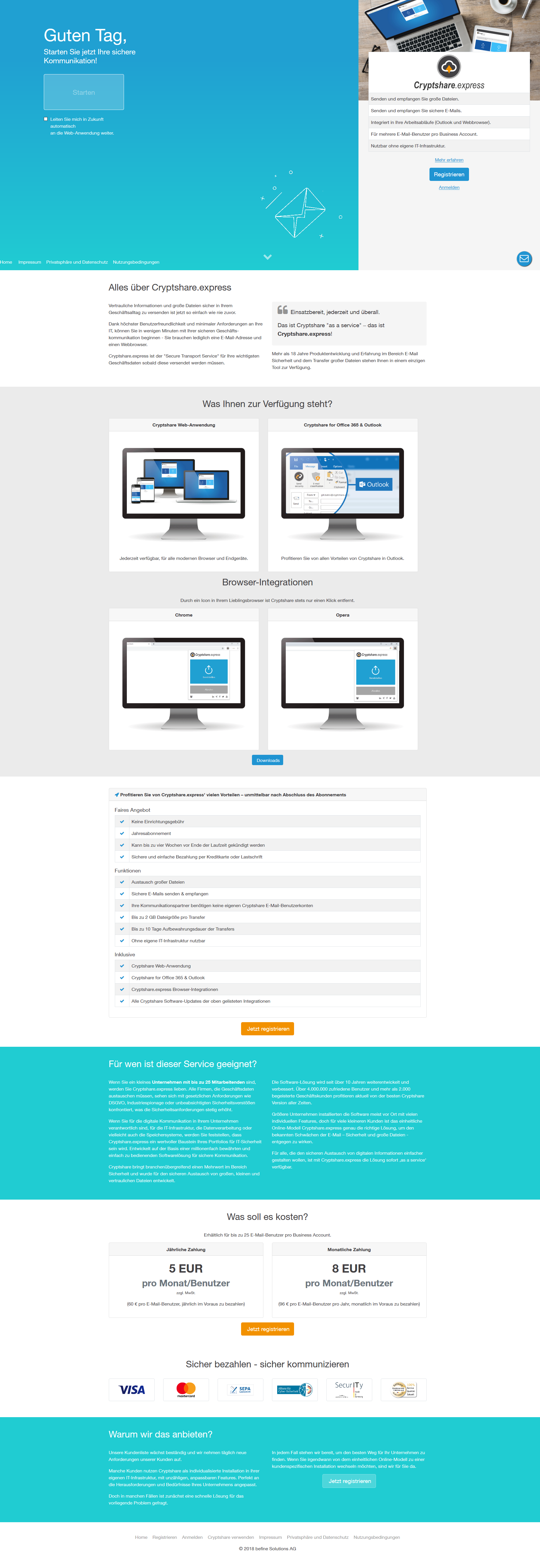 befine Solutions stellt Cryptshare.express vor, Pointsharp GmbH, Story ...