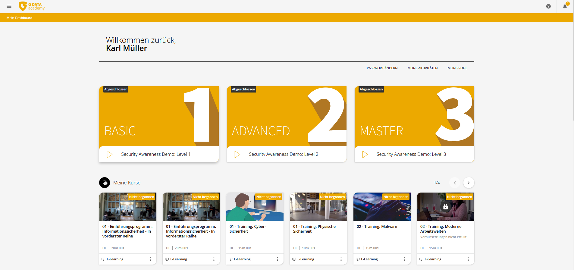Neu: Mit 3-Level-Plan zu mehr Security Awareness, G DATA CyberDefense ...