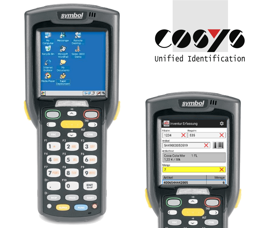 Zebra MC3090 mit COSYS Software für Inventur und eine bessere ...