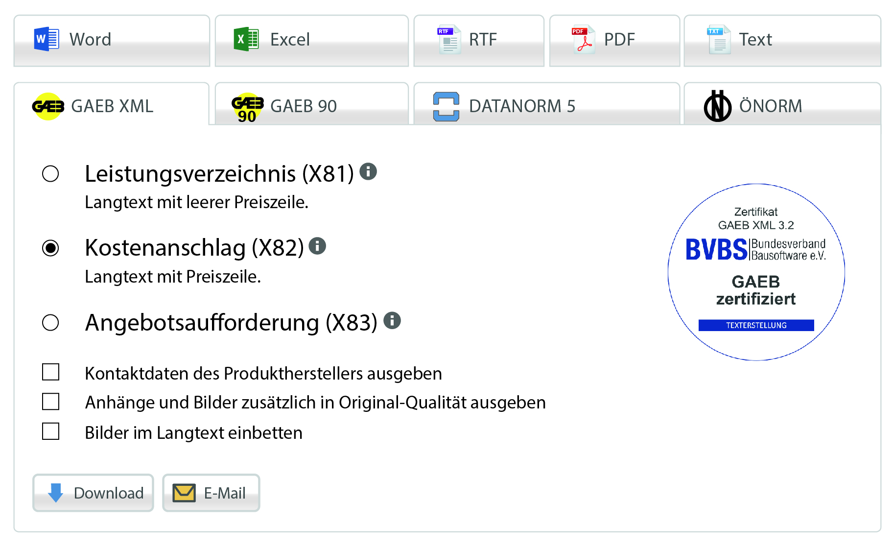 AUSSCHREIBEN.DE ist GAEB-zertifiziert, ORCA Software GmbH ...