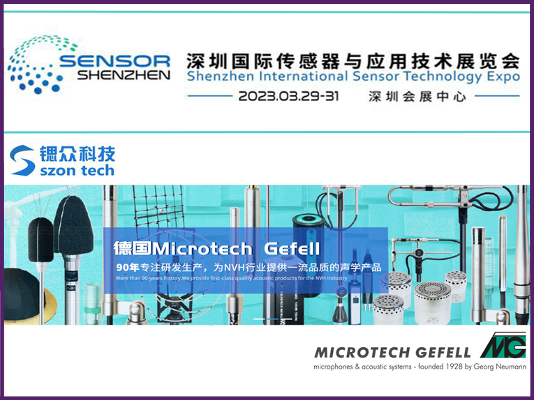 Microtech Gefell at Shenzhen International Sensor Technology Exhibition ...