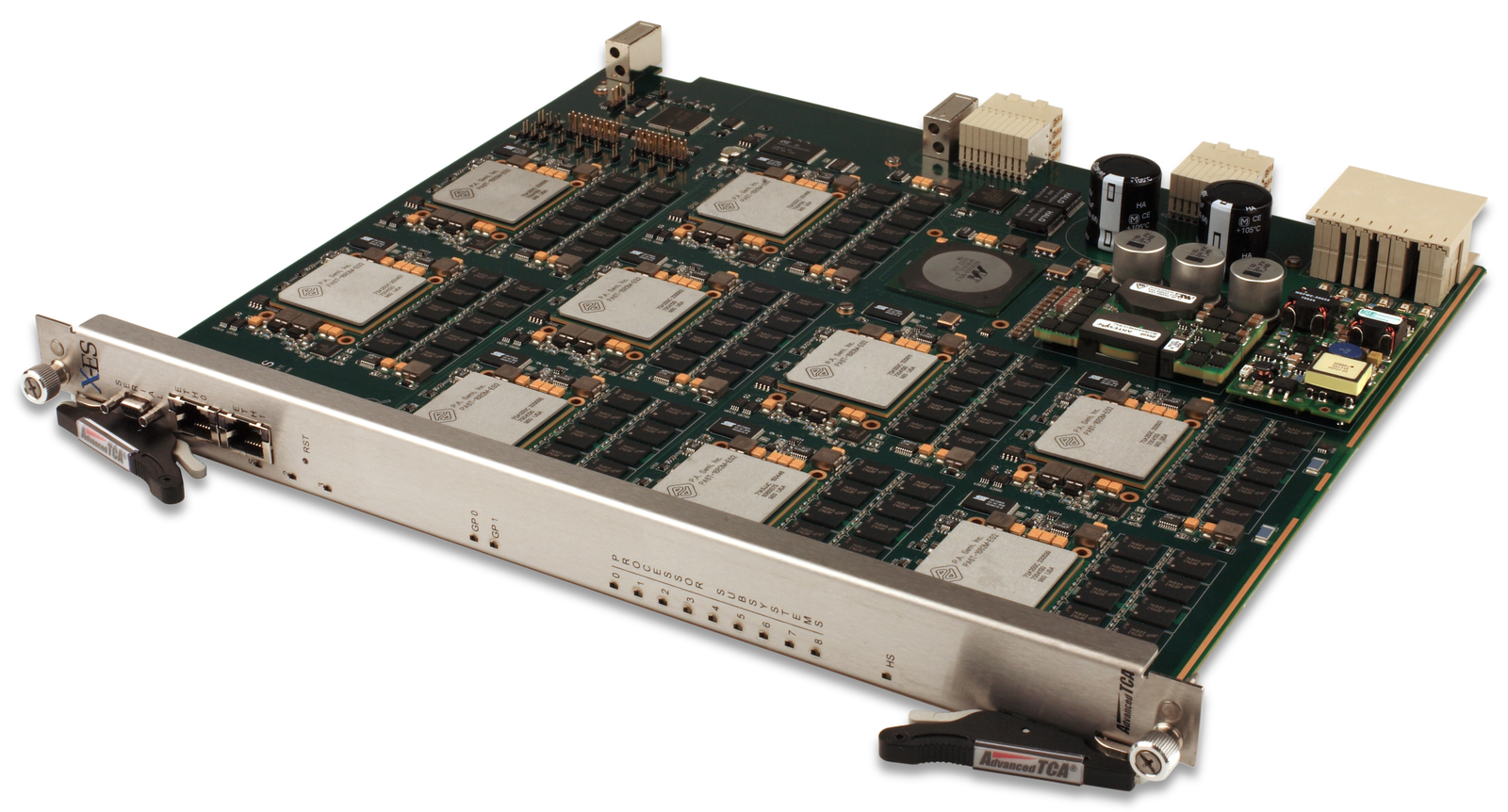 AdvancedTCA Blade mit achtzehn PowerPC-Prozessoren, ET Electronic Tools ...