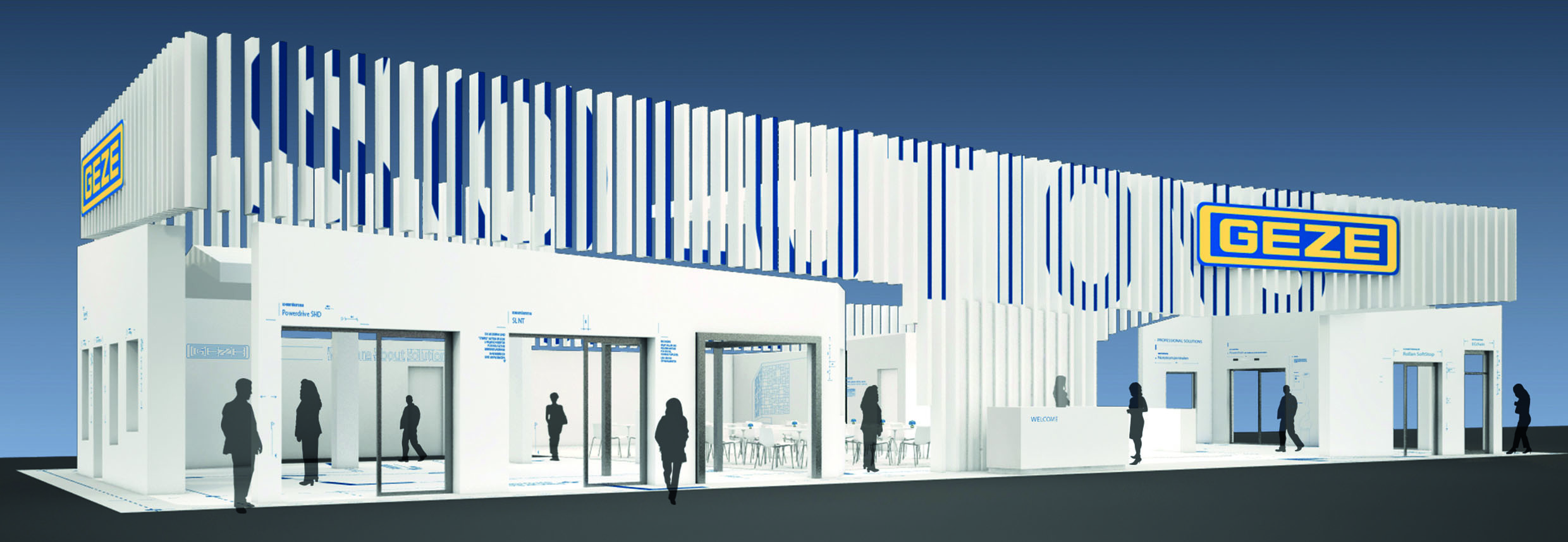 GEZE auf der BAU 2015 in München vom 19. - 24. Januar 2015 in Halle B1 ...