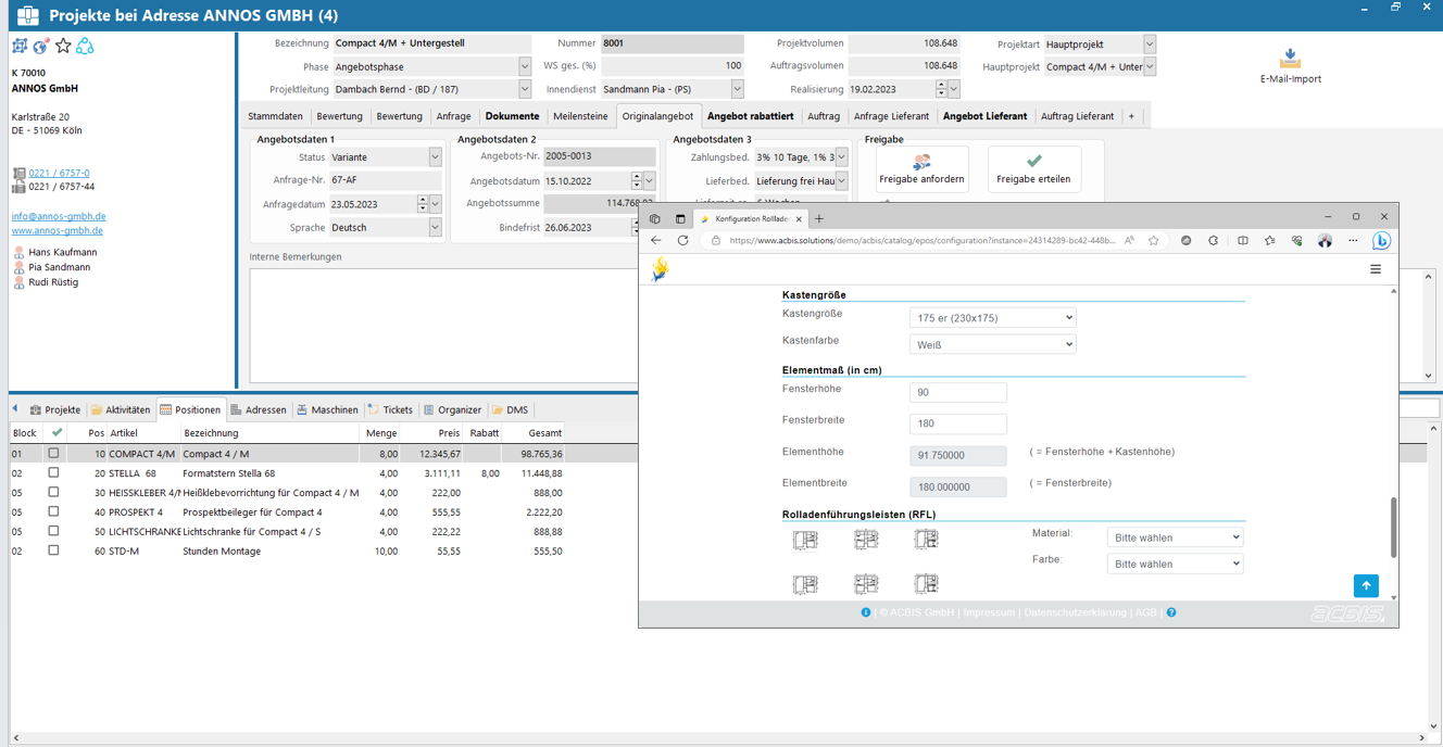 ACBIS-Toolbox integriert in SMARTCRM, ACBIS GmbH, Story - PresseBox