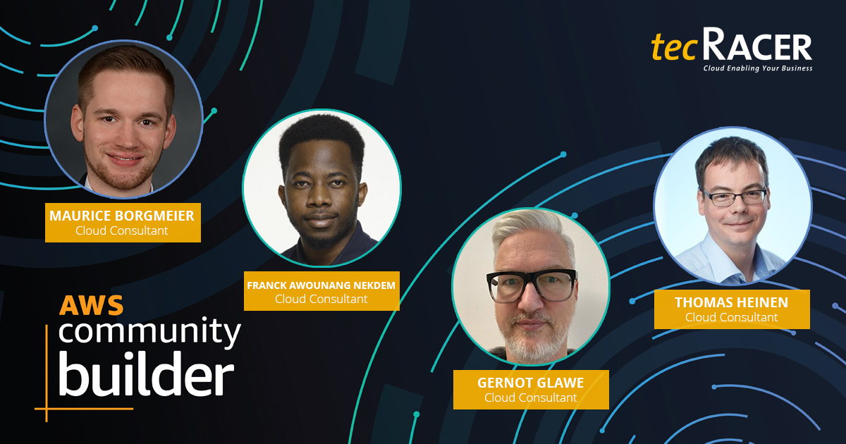 Wir sind stolz auf gleich zwei neue AWS Community Builder!, tecRacer, Story - PresseBox