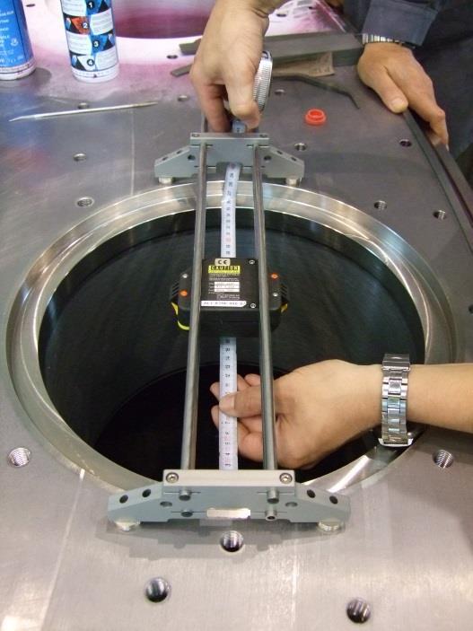 Vermessen von Leitschaufelführungen einer Francis Turbine mit ...