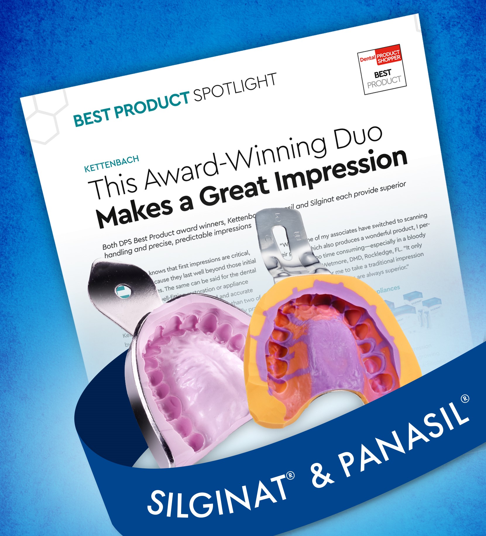 Panasil® und Silginat® von Kettenbach Dental mit dem Rating „Best ...