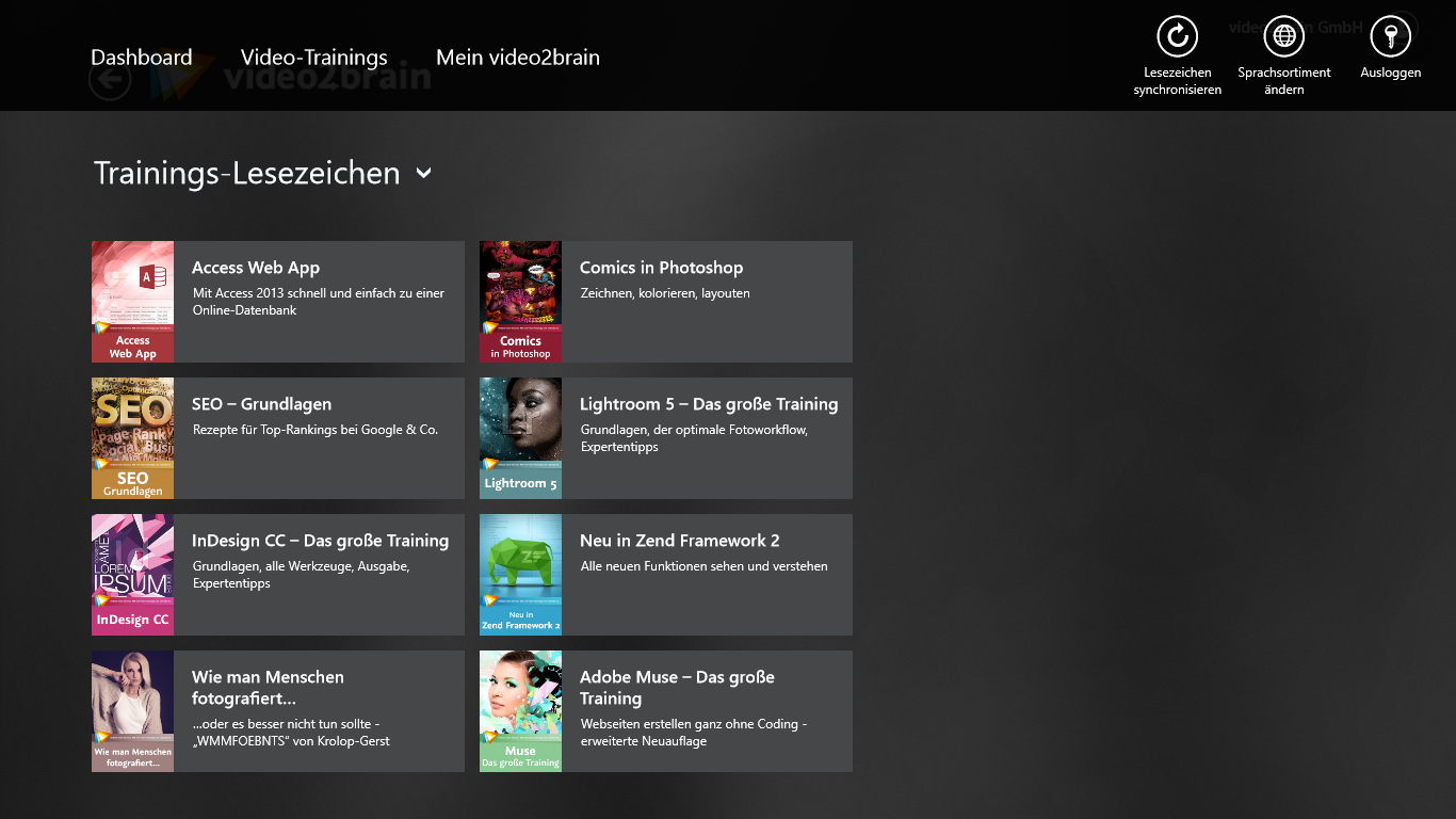 Weiterbildung rund um die Uhr: Neue Windows App von video2brain ...