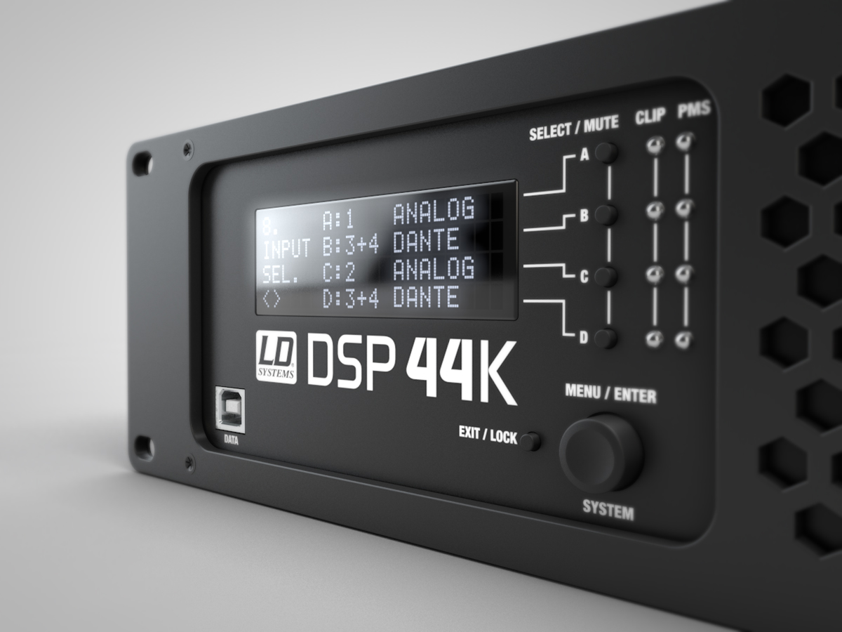 LD Systems presents its first power amp with an integrated Dante™ Interface at the ISE in ...