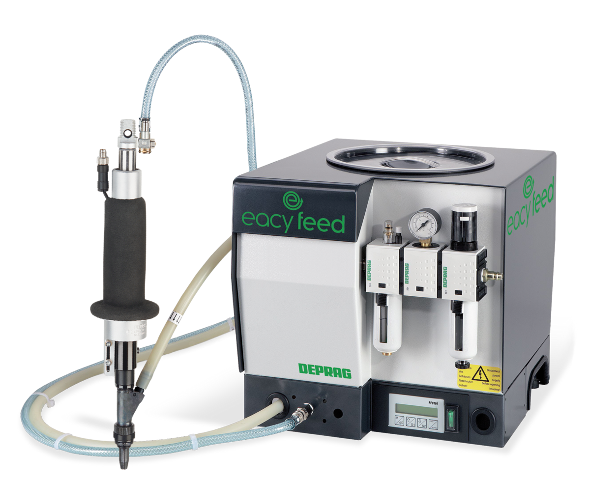 Press-insertion system in combination with suitable feeding machines ...