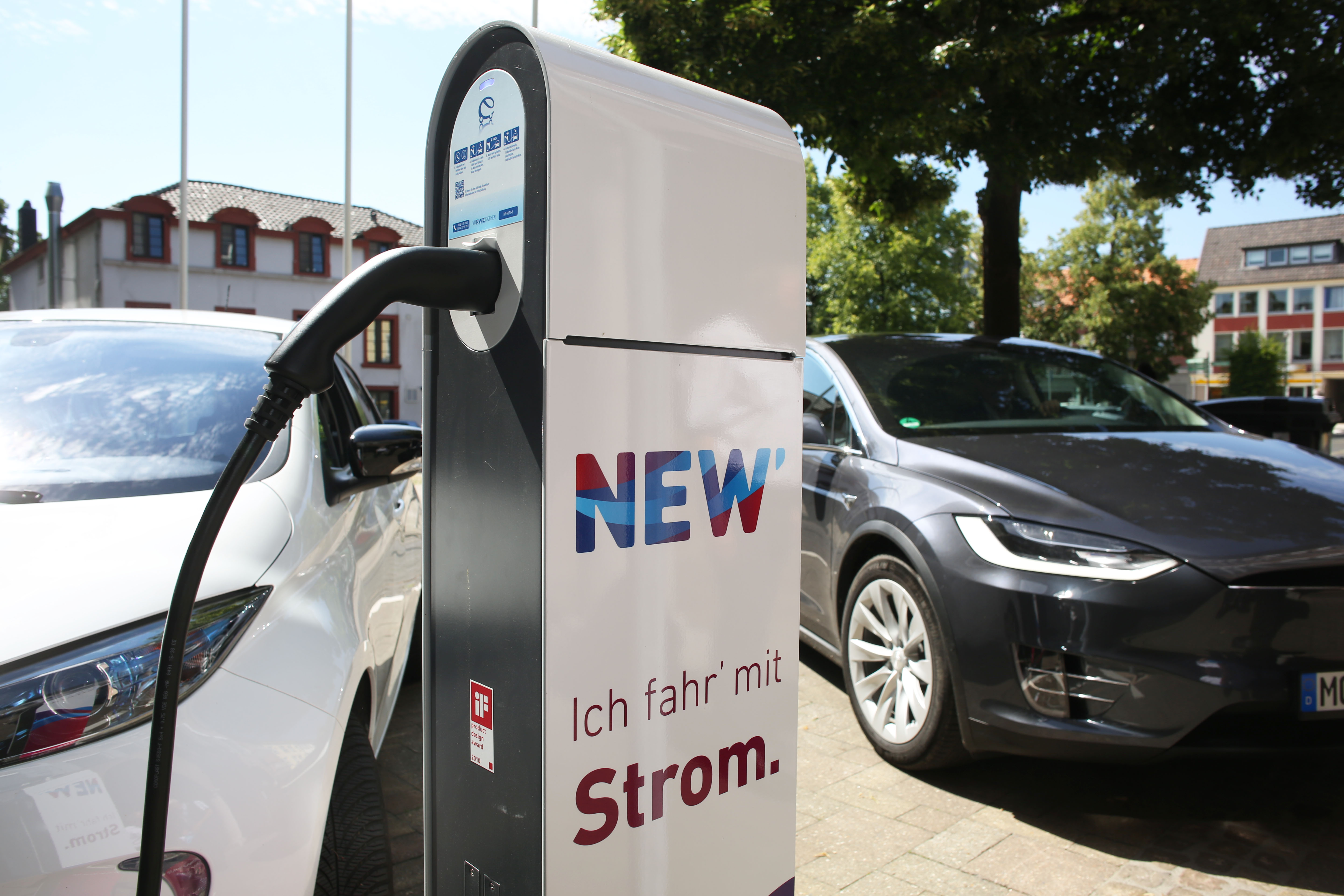 NEW baut die Lade-Infrastruktur für E-Mobilität in der Region weiter ...