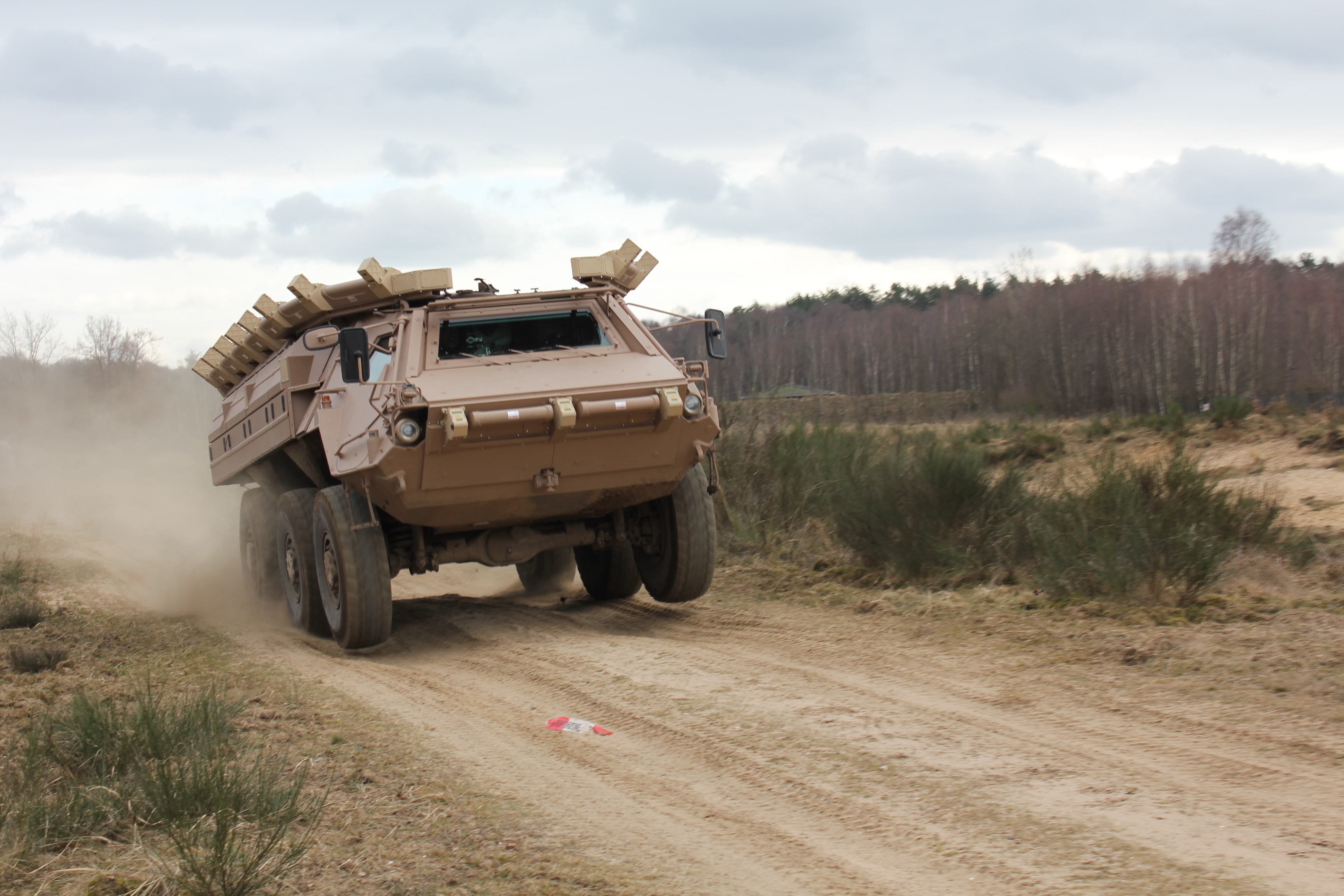 Active Defence System ADS tested on Fuchs/Fox, Rheinmetall AG, Story ...