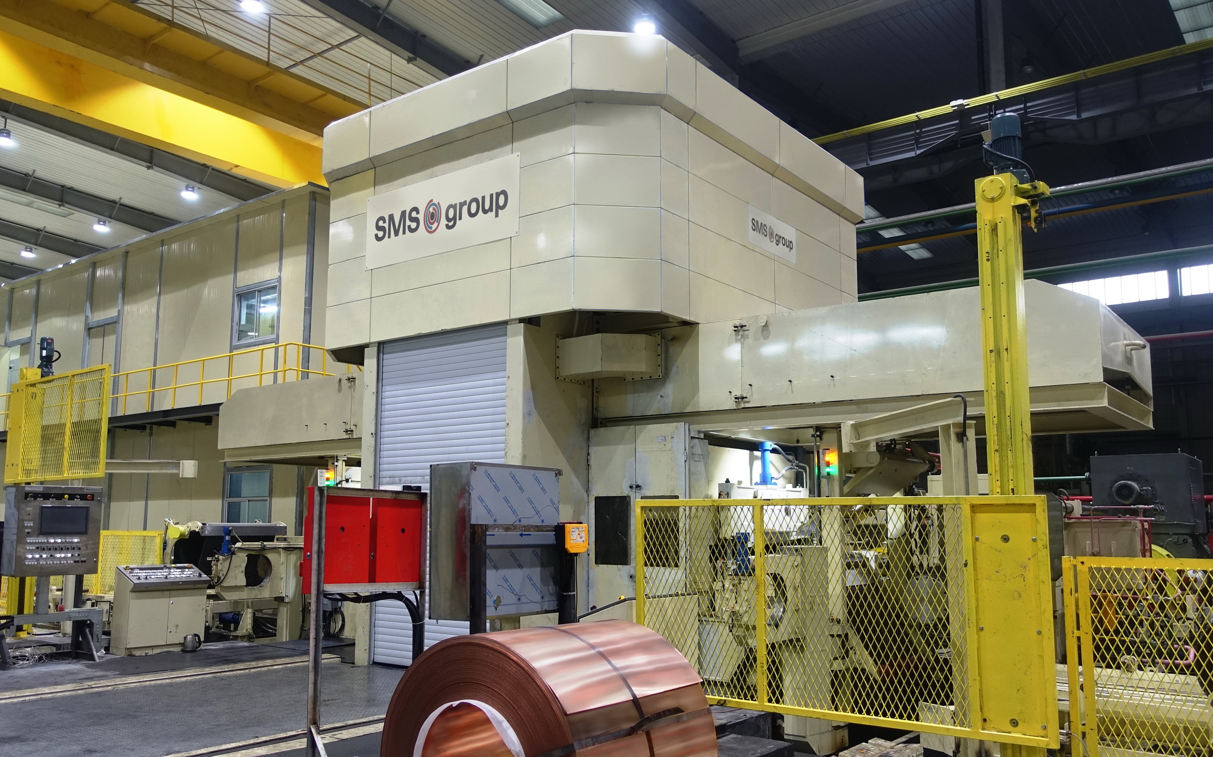 Zhejiang Huayuan Copper has successfully commissioned the copper-strip cold rolling mill ...