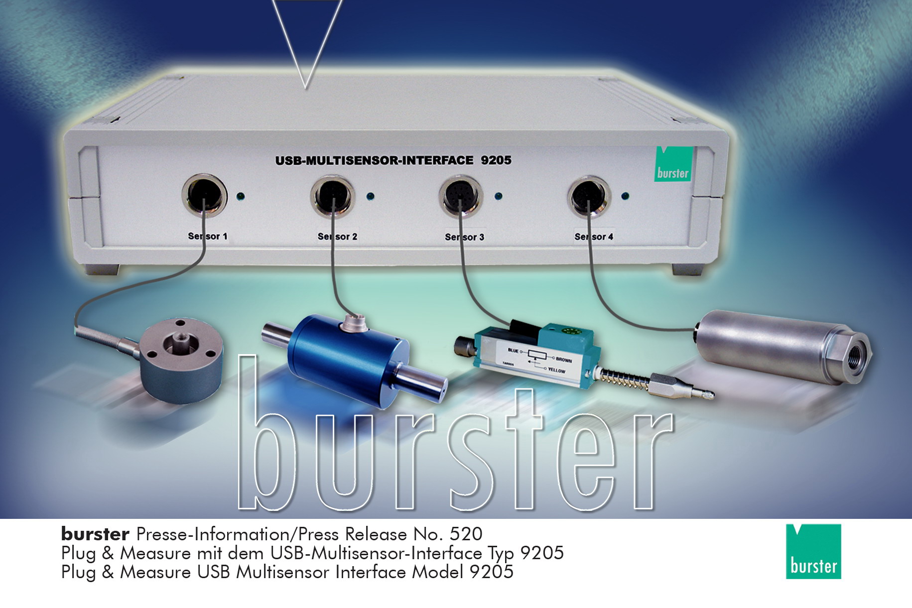 USB Sensor Interface for Multi-Channel Applications, burster präzisionsmesstechnik gmbh & co kg ...