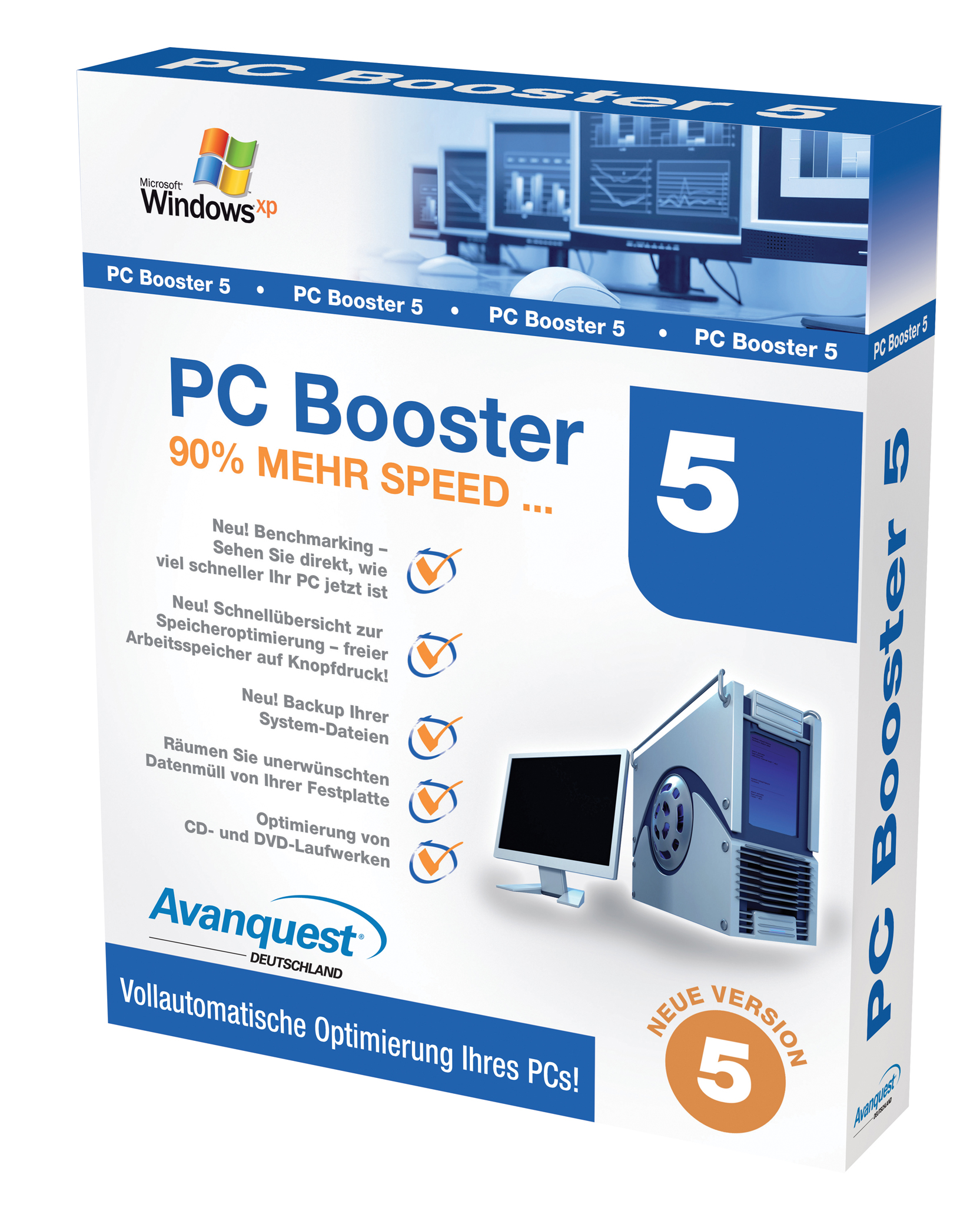 Avanquest bietet mit PC Booster 5 automatische PC-Optimierung und ...