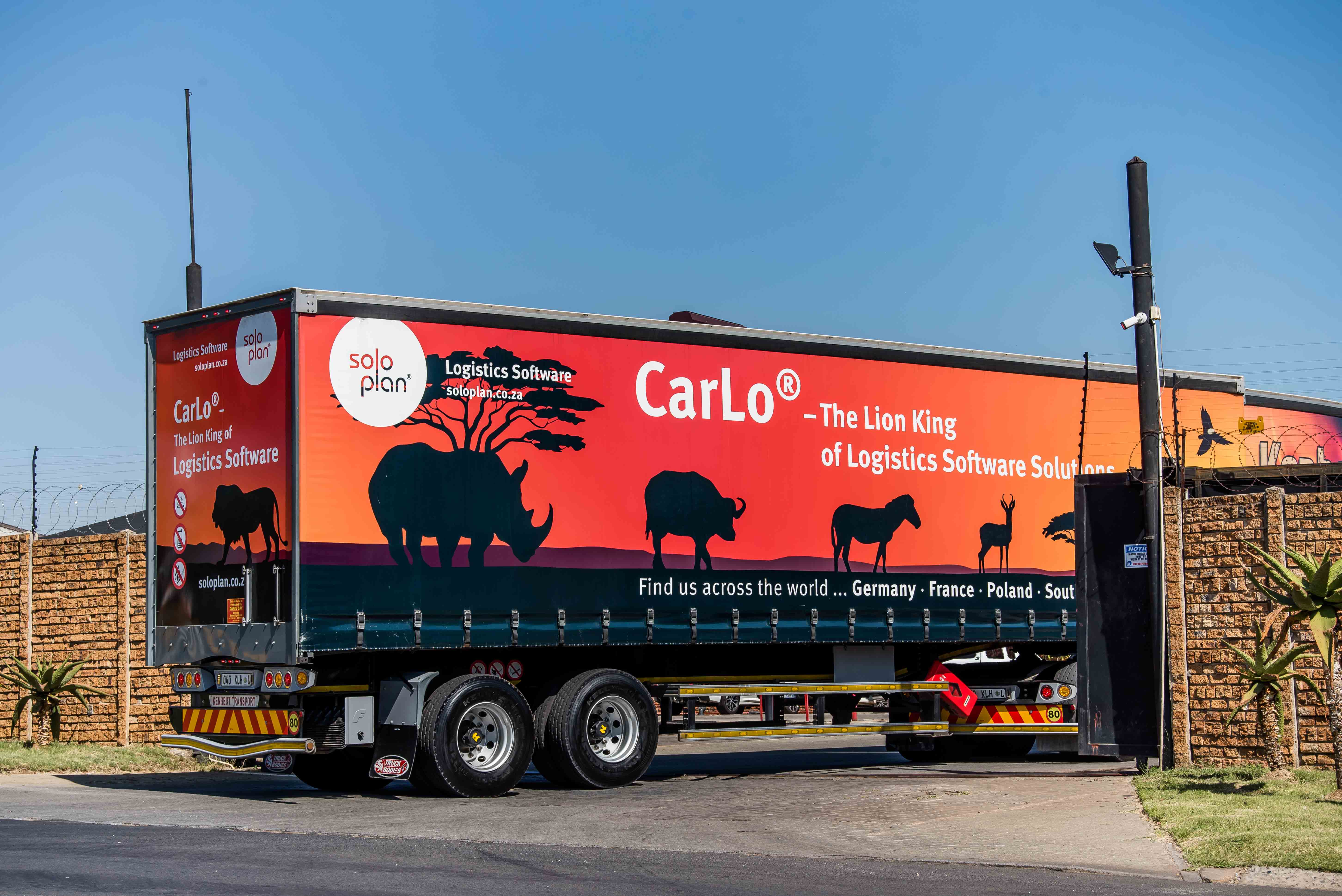 Der "CarLo-Truck" in Südafrika - Soloplan begeistert weltweit, Soloplan ...