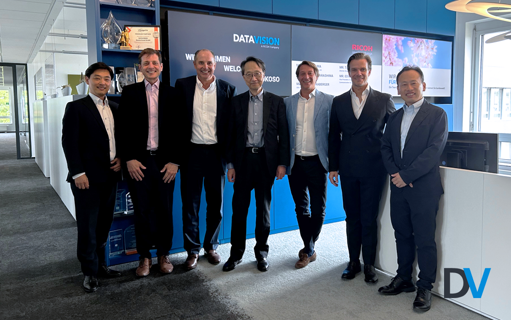 Ricoh President & CEO besucht DataVision in Düsseldorf, Datavision ...