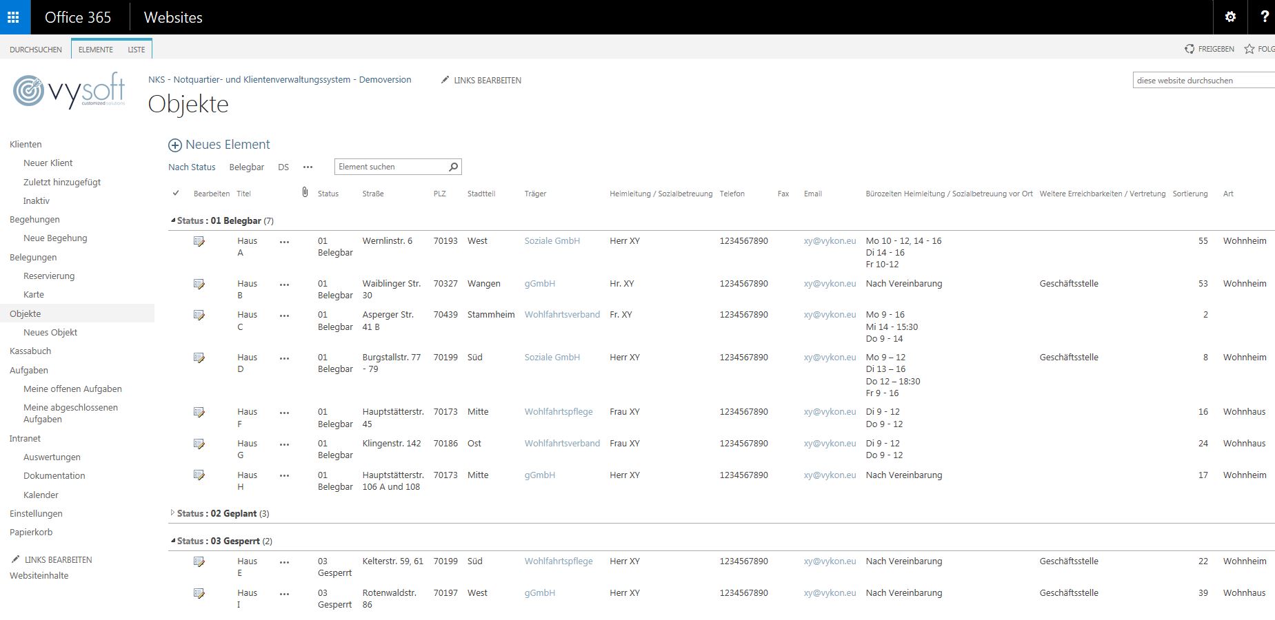 Das Sozialamt der Stadt Stuttgart setzt vysoft NKS im Bereich ...