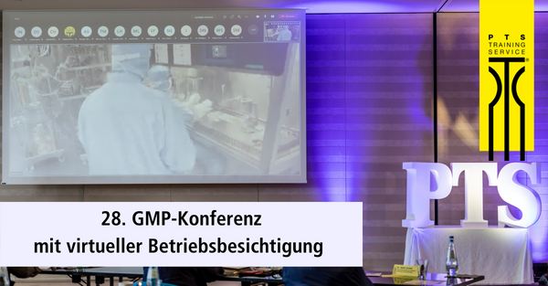 Die 28. GMP-Konferenz am 30.11.-01.12.2022 in Mainz, PTS Training ...