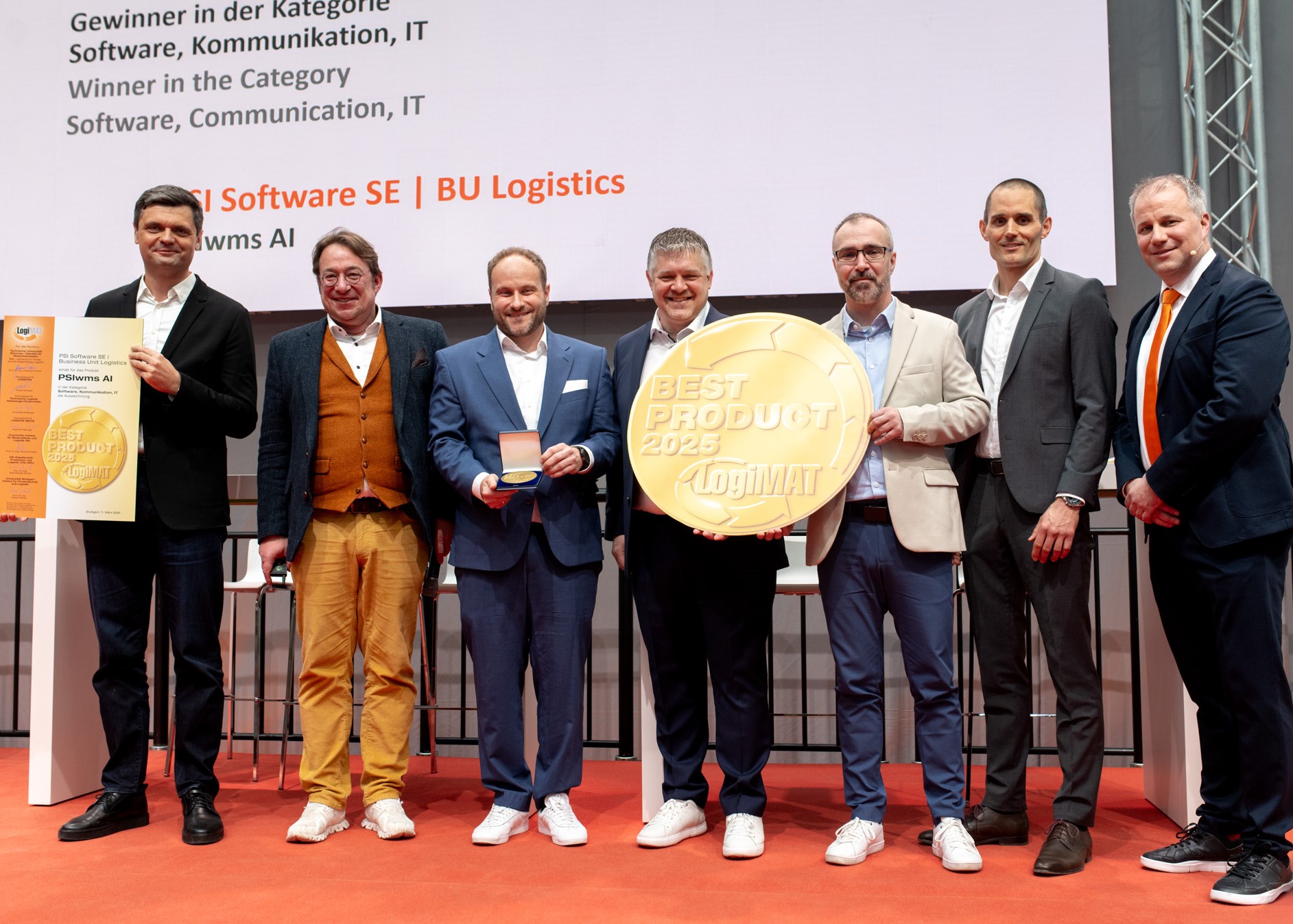 PSI gewinnt Best Product Award auf der LogiMAT 2025, PSI Software SE ...