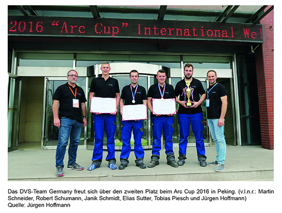 Arc Cup 2016: Silber für das DVS-Team Germany, DVS – Deutscher Verband ...