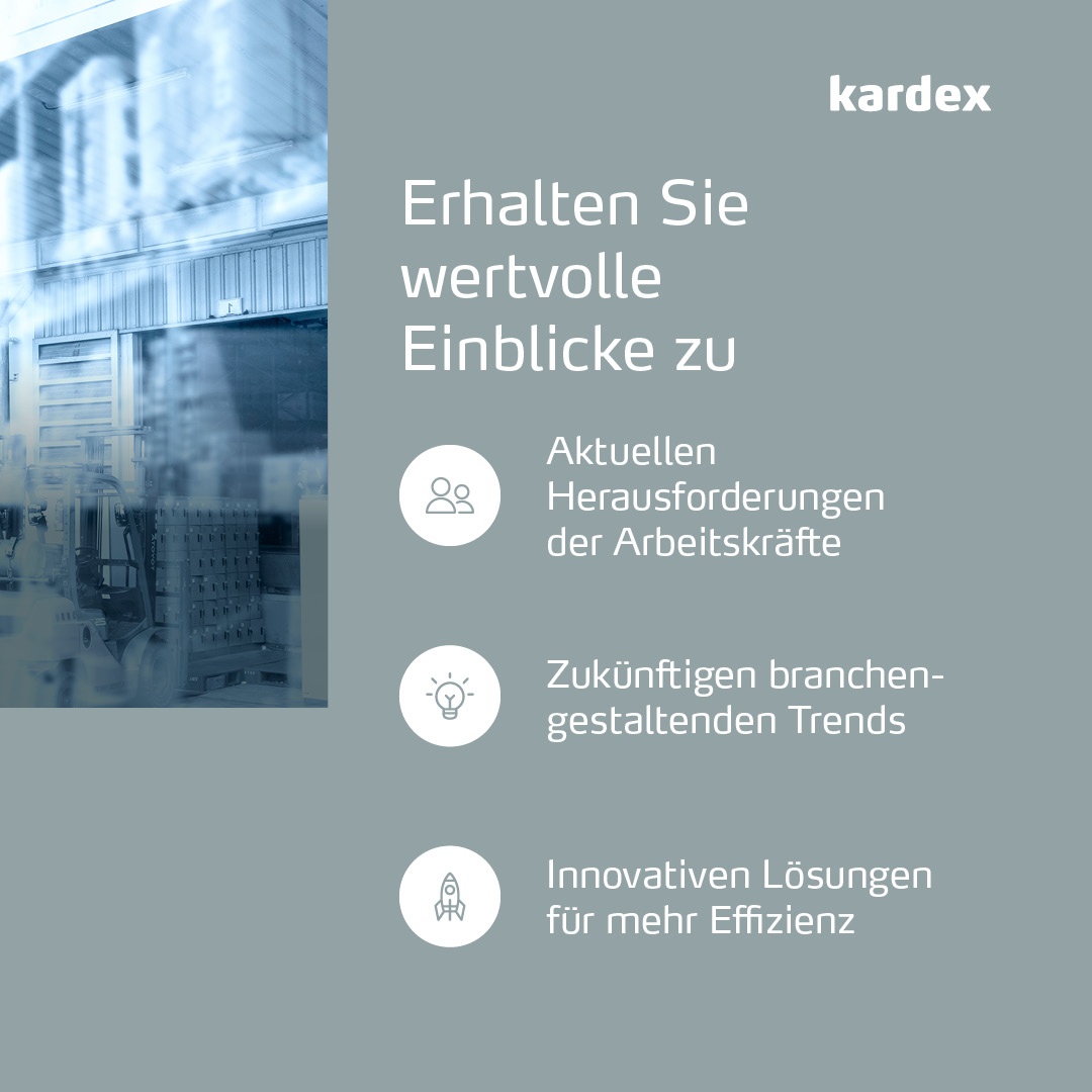 Kardex zeigt den Wandel der Arbeitswelten in der Intralogistik, Kardex ...