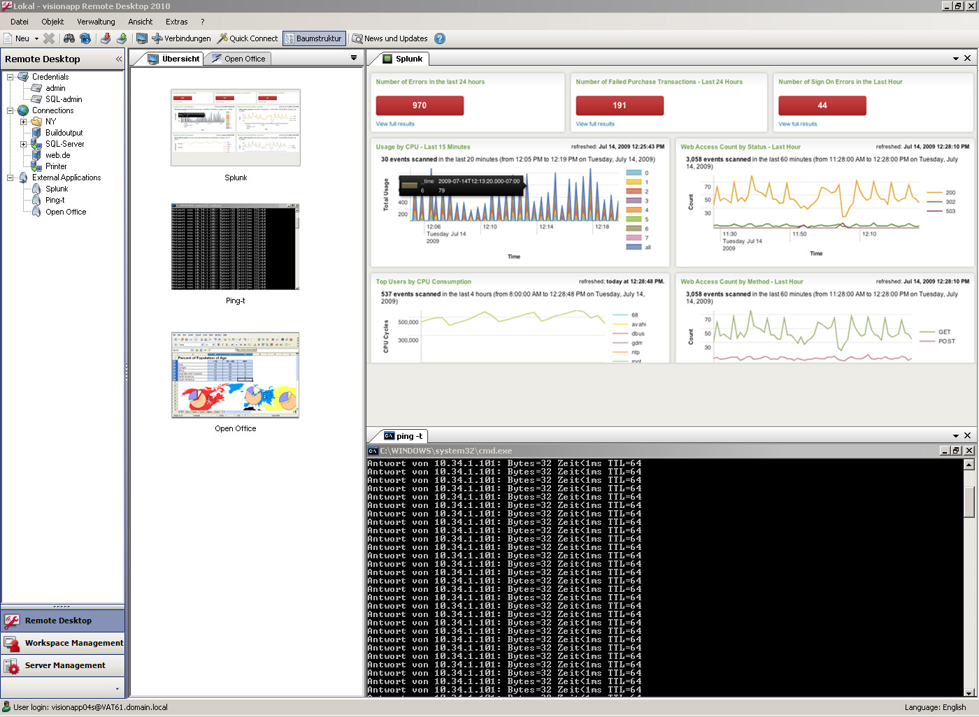 Neue Version visionapp Remote Desktop 2010 ab 1. September verfügbar ...