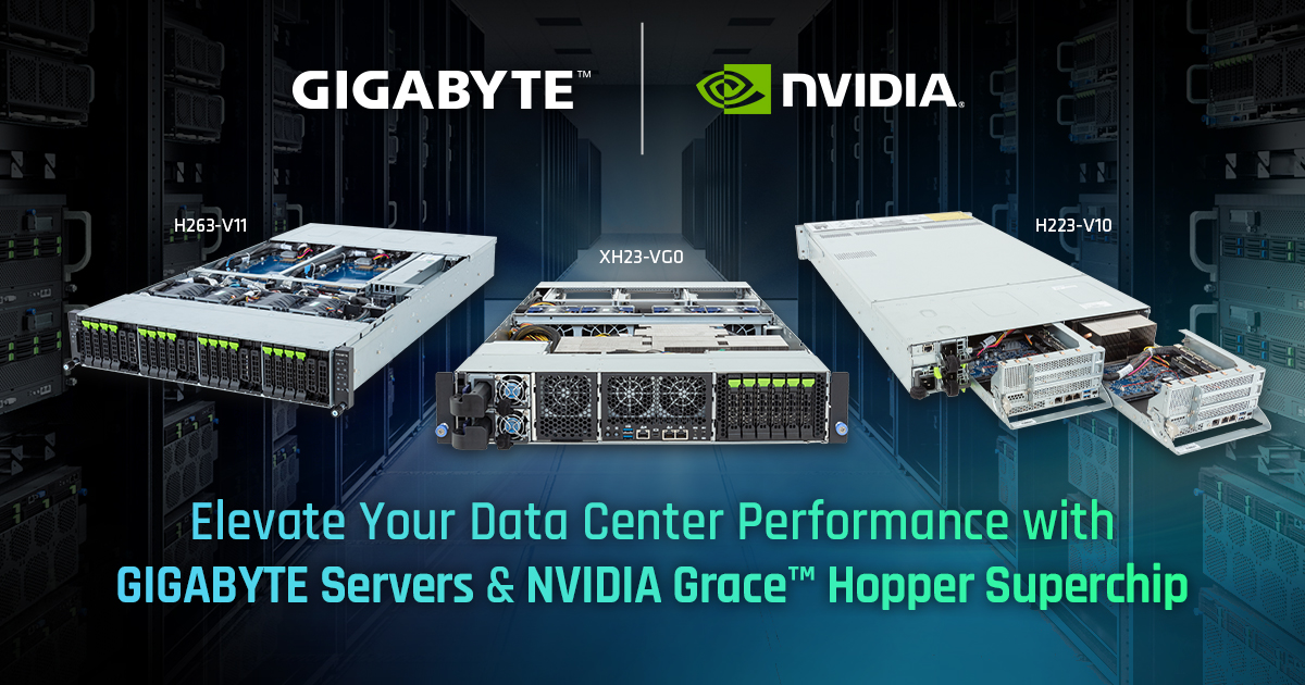 Elevate Your Data Center Performance With Gigabyte Servers And Nvidia