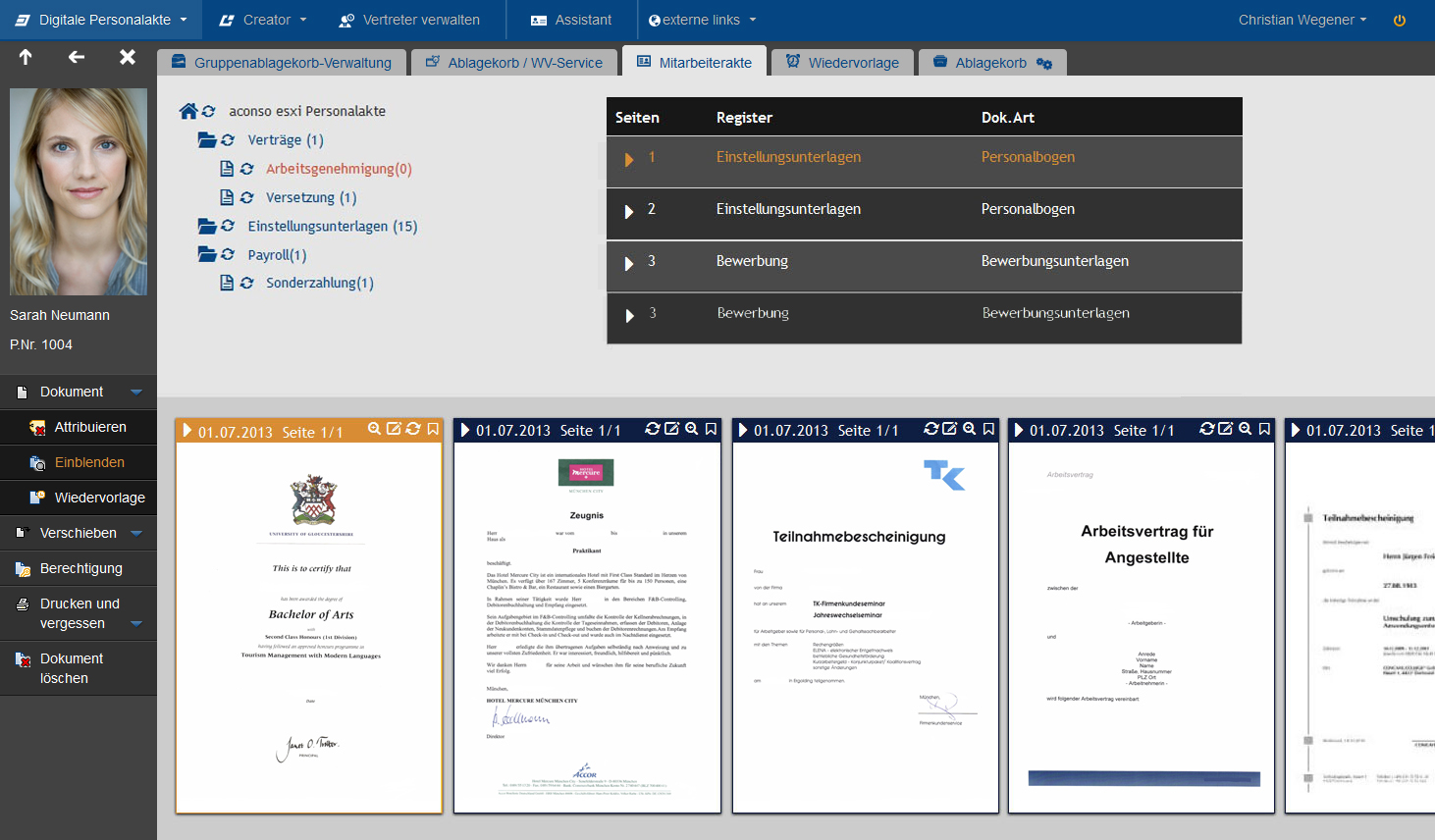 Vorhang auf - Digitale Personalakte in neuem Gewand und aconso ...