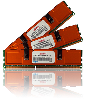 The first 100% JEDEC conform DDR3 Triple-Channel-Memory kit - made by ...