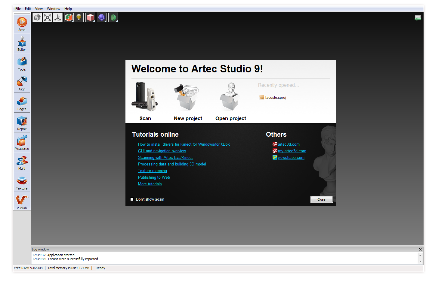Artec veröffentlicht Lite-Version des portablen 3D-Scanners Eva und ...