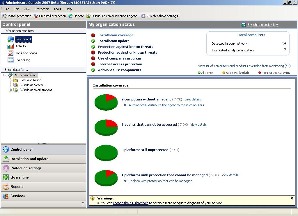 AdminSecure in finaler Beta-Phase, Panda Security Germany, Story ...
